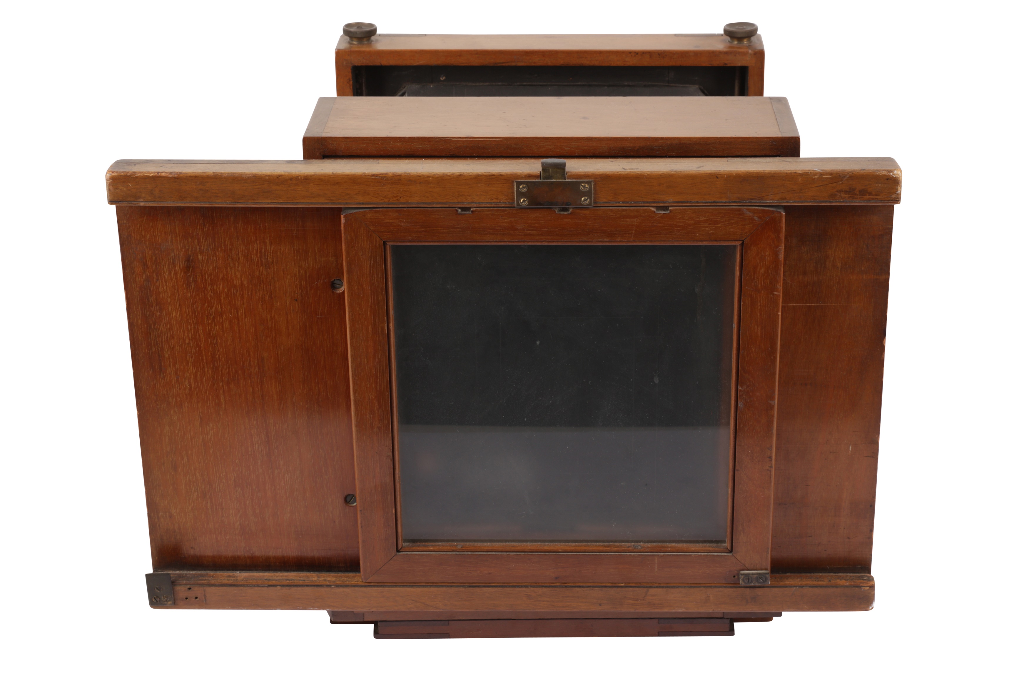 Lot 41 - A Whole Plate Wooden Studio Camera