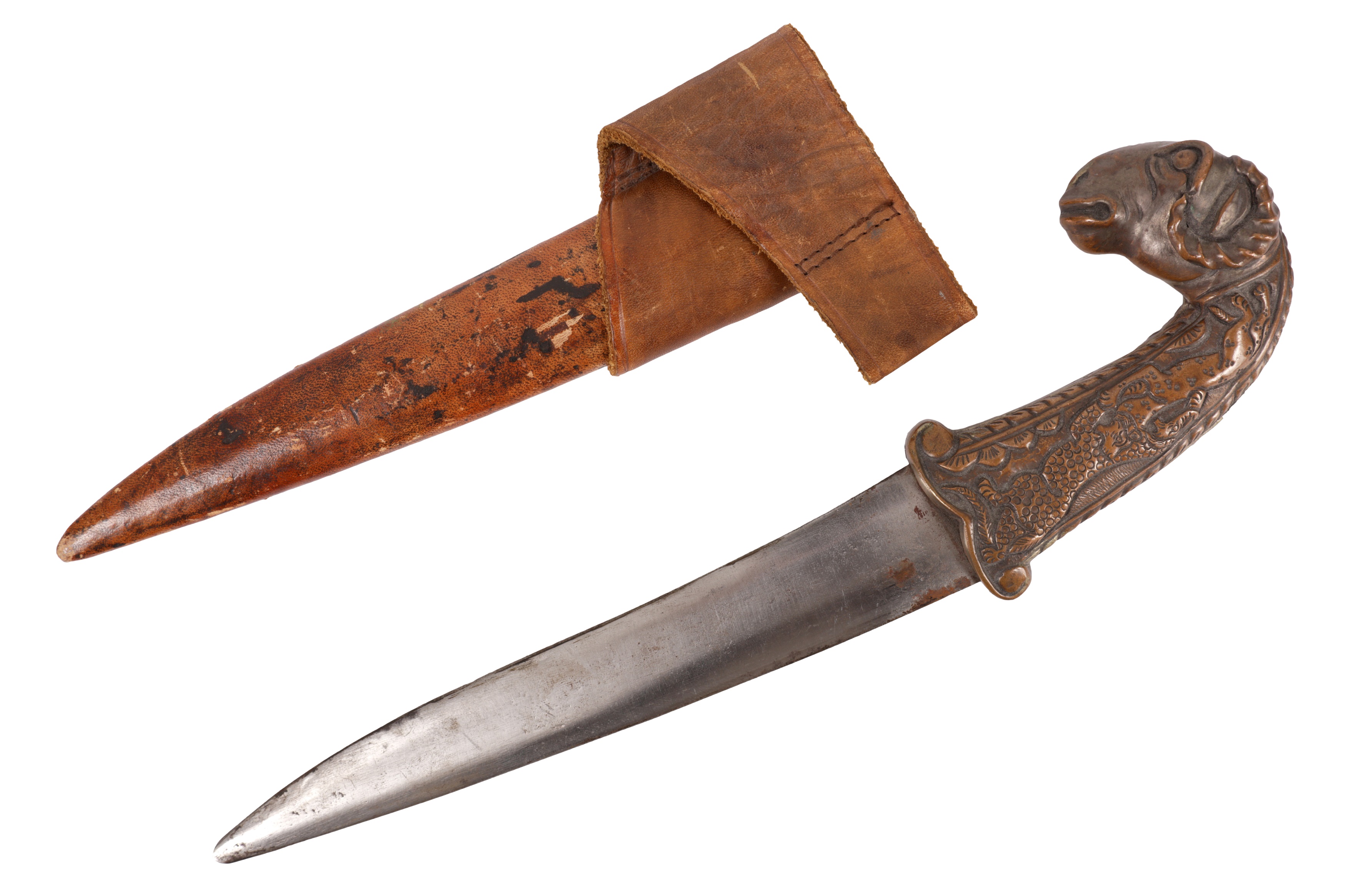 Lot 353 - AN INDIAN DAGGER, 20TH CENTURY