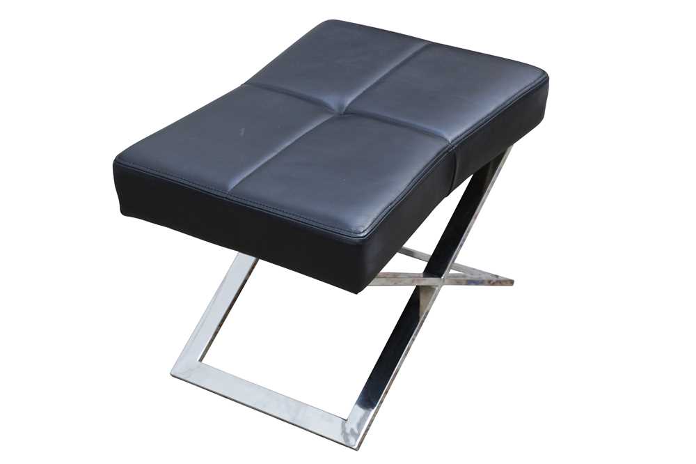 Lot 889 - A CONTEMPORARY FOOT STOOL