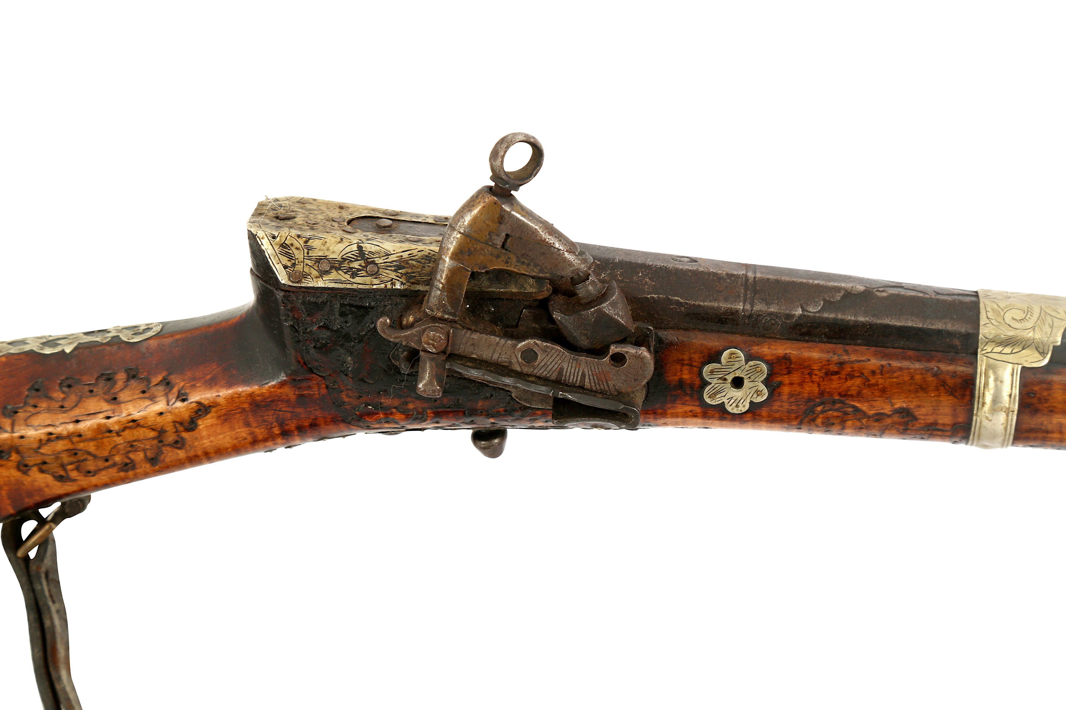 Lot 431 - TWO OTTOMAN TURKISH RIFLES (SHISHANA)