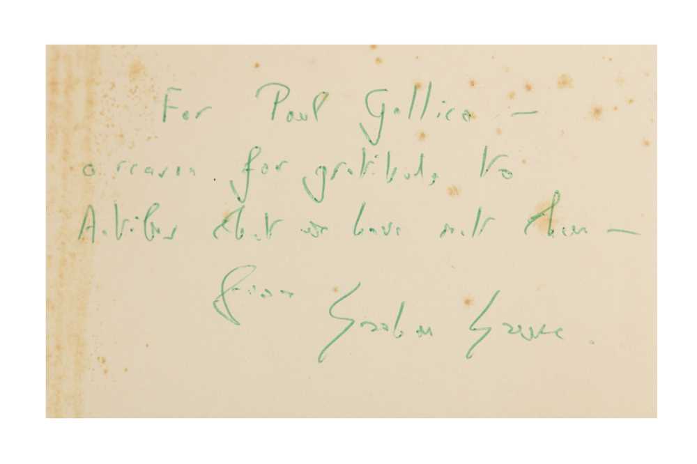 Lot 100 - Greene (Graham) signed