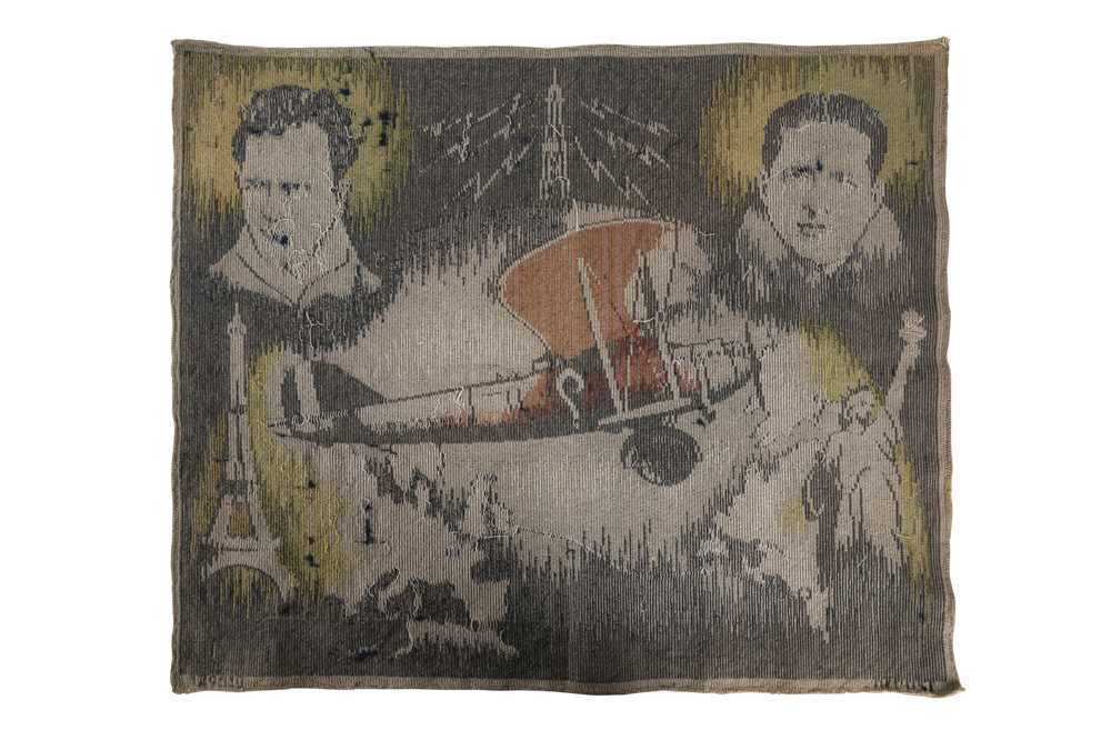 Lot 276 - A 1930'S BELGIAN TEXTILE COMMEMORATING COSTE