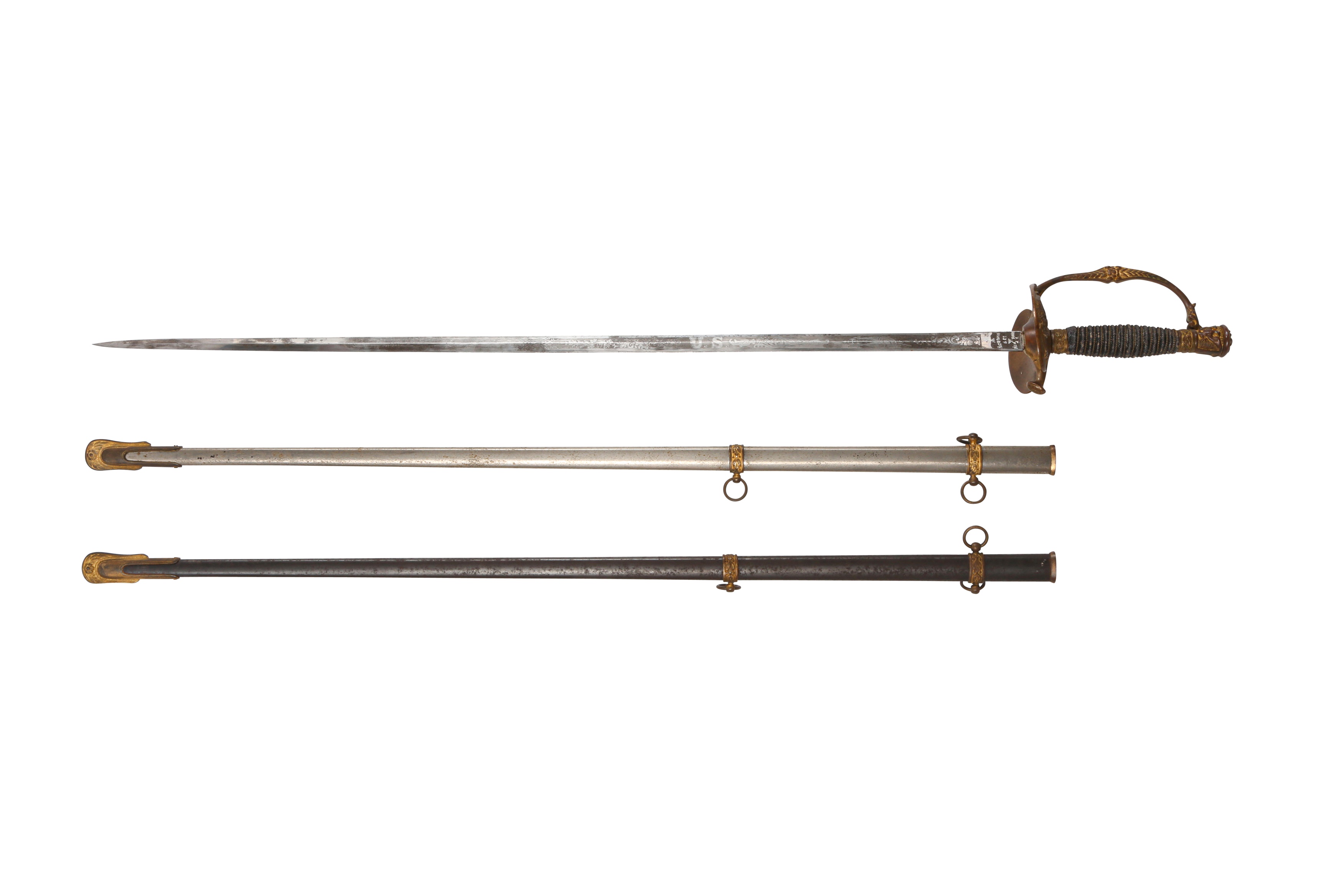 Lot 278 - AN AMERICAN CIVIL WAR UNION OFFICER'S SWORD