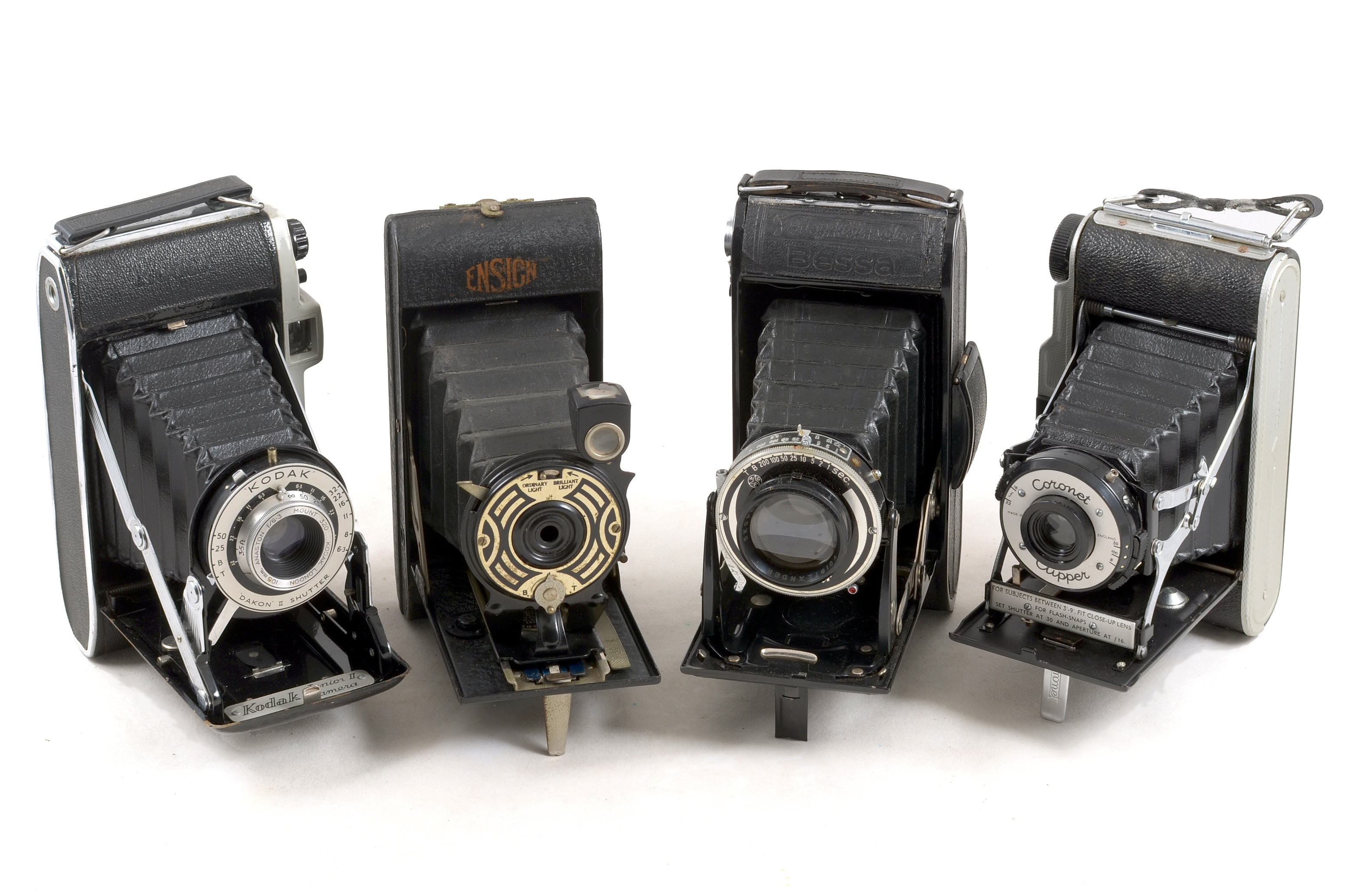 Lot 101 - Group of Ten Folding Cameras.
