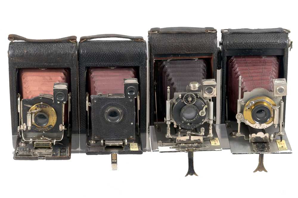 Lot 85 - Group of Seven Kodak & Other Red Bellows