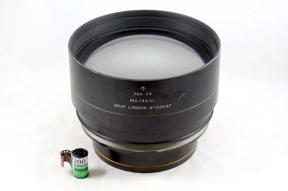 Lot 236 - A LARGE Ex-WD Wray 36" f4 Aerial Lens.