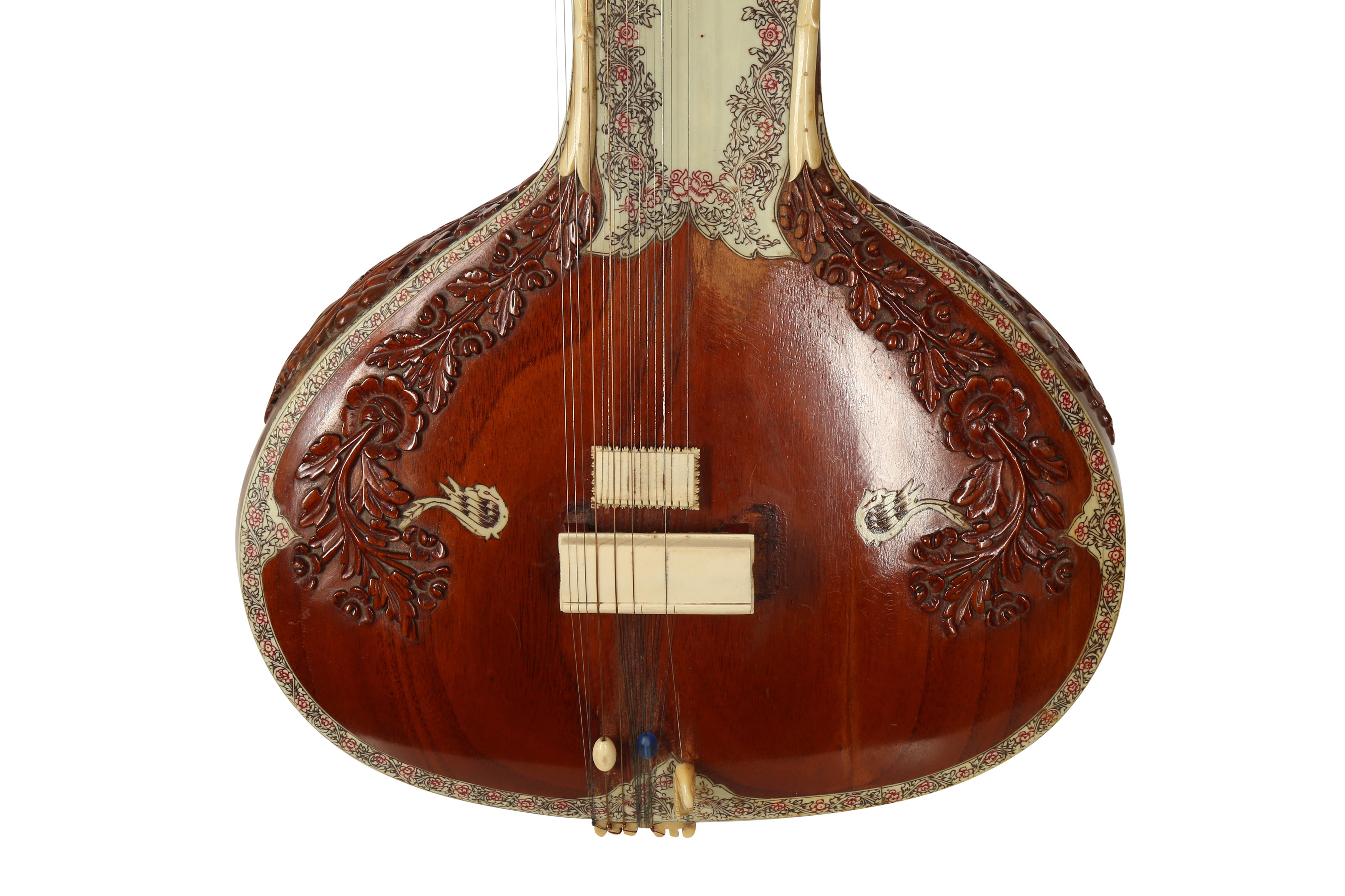 Lot 746 - AN ENSEMBLE OF SOUTH ASIAN INSTRUMENTS FROM