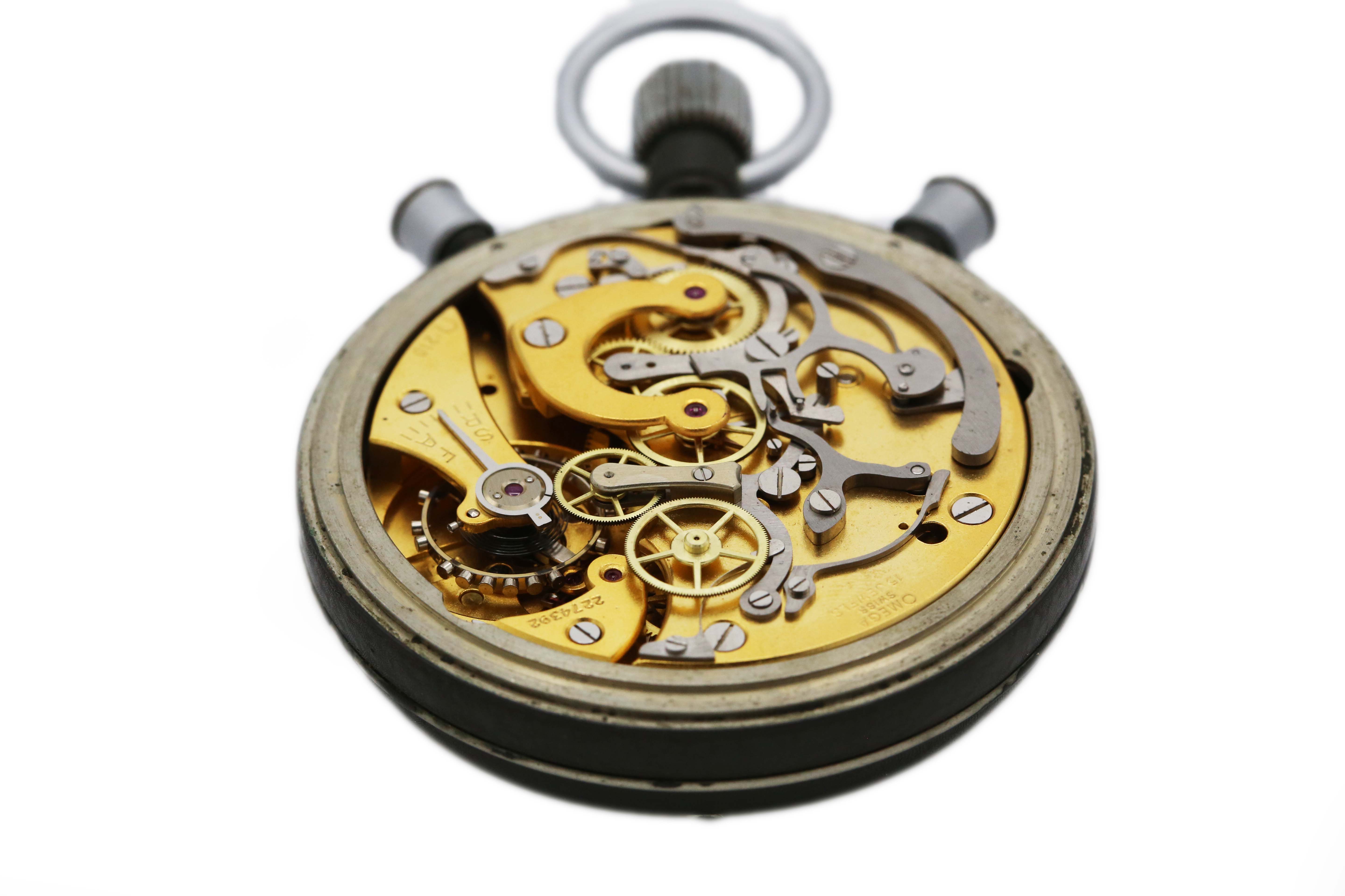 Lot 7 - A RARE OMEGA SPLIT SECONDS STOP WATCH