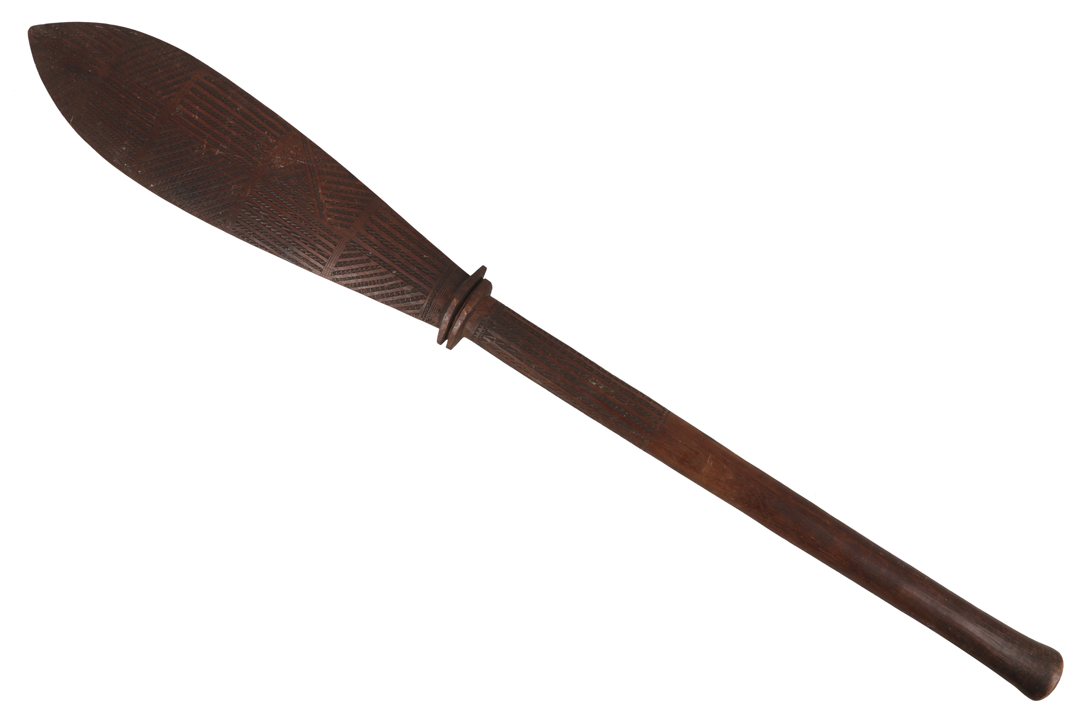 Lot 1097 - A POLYNESIAN PADDLE CLUB, POSSIBLY TONGAN,