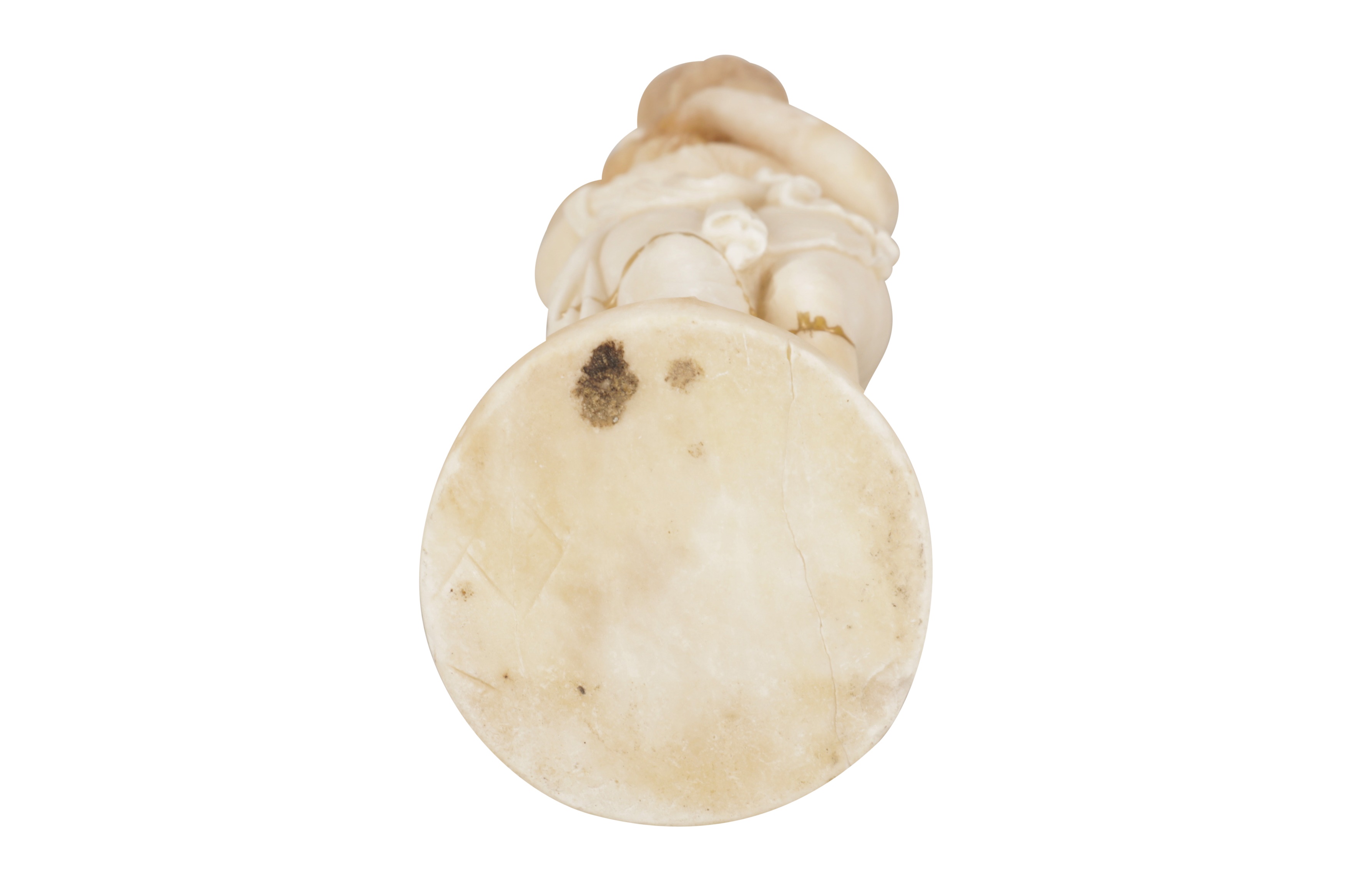 Lot 452 - AN ALABASTER FIGURE OF AN VENUS ITALICA,