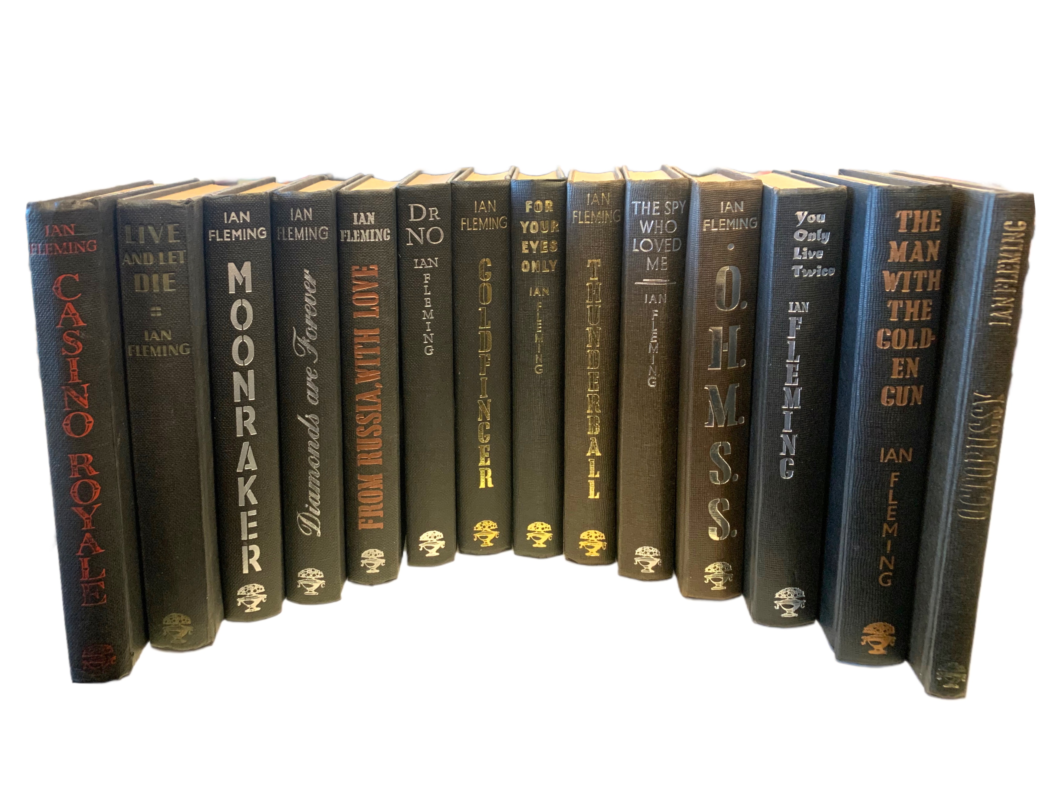 Lot 89 - Fleming (Ian) Complete set of the James Bond
