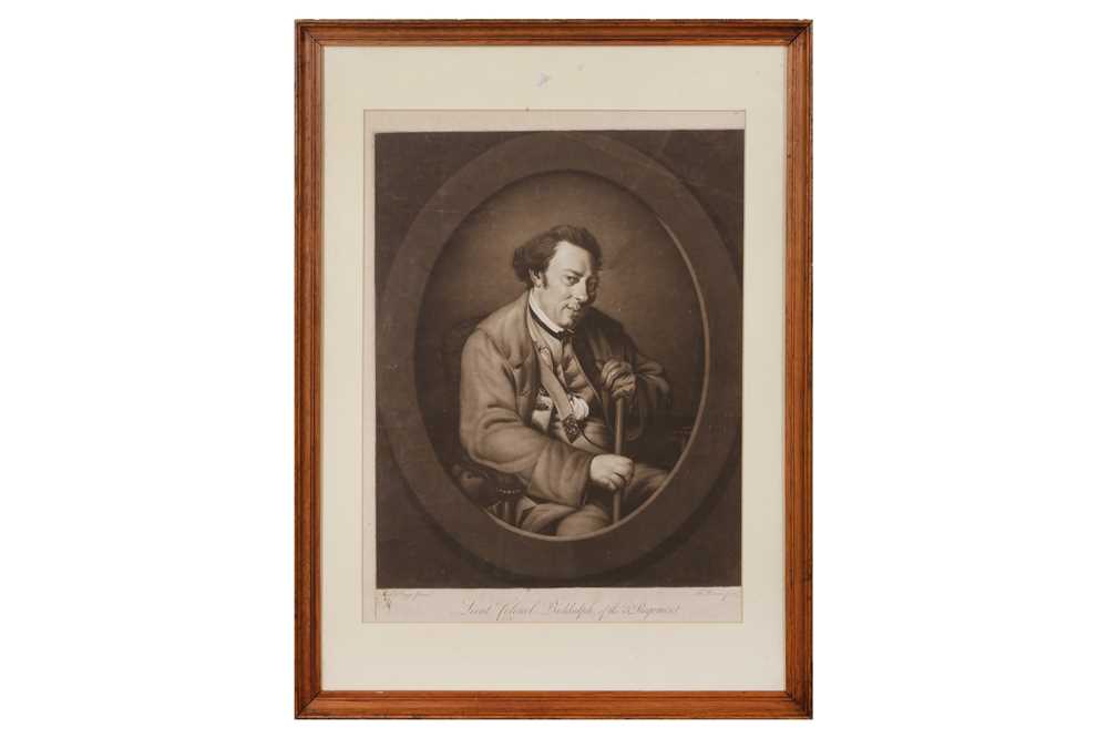 Lot 159 - Mezzotint portraits.-