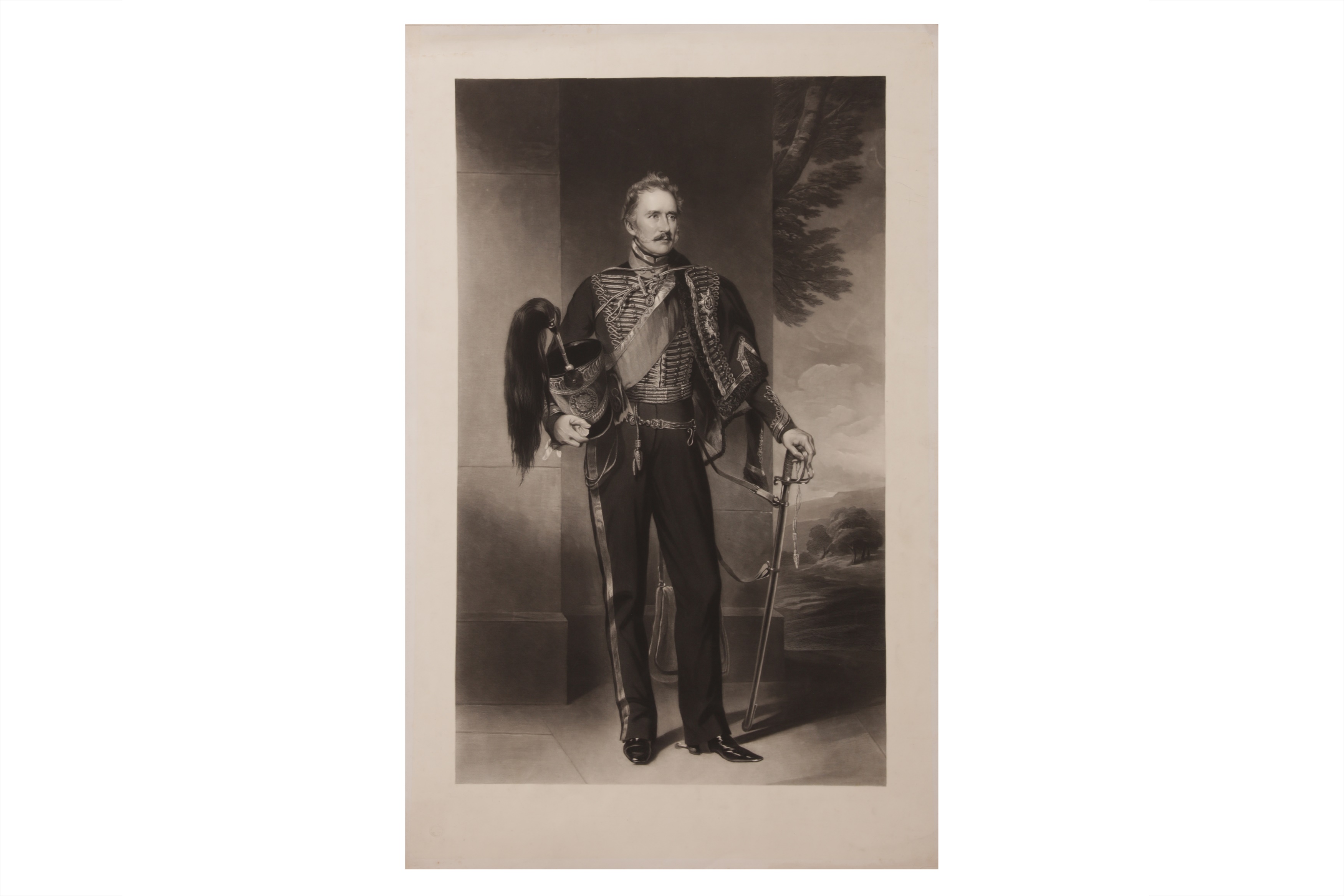 Lot 159 - Mezzotint portraits.-