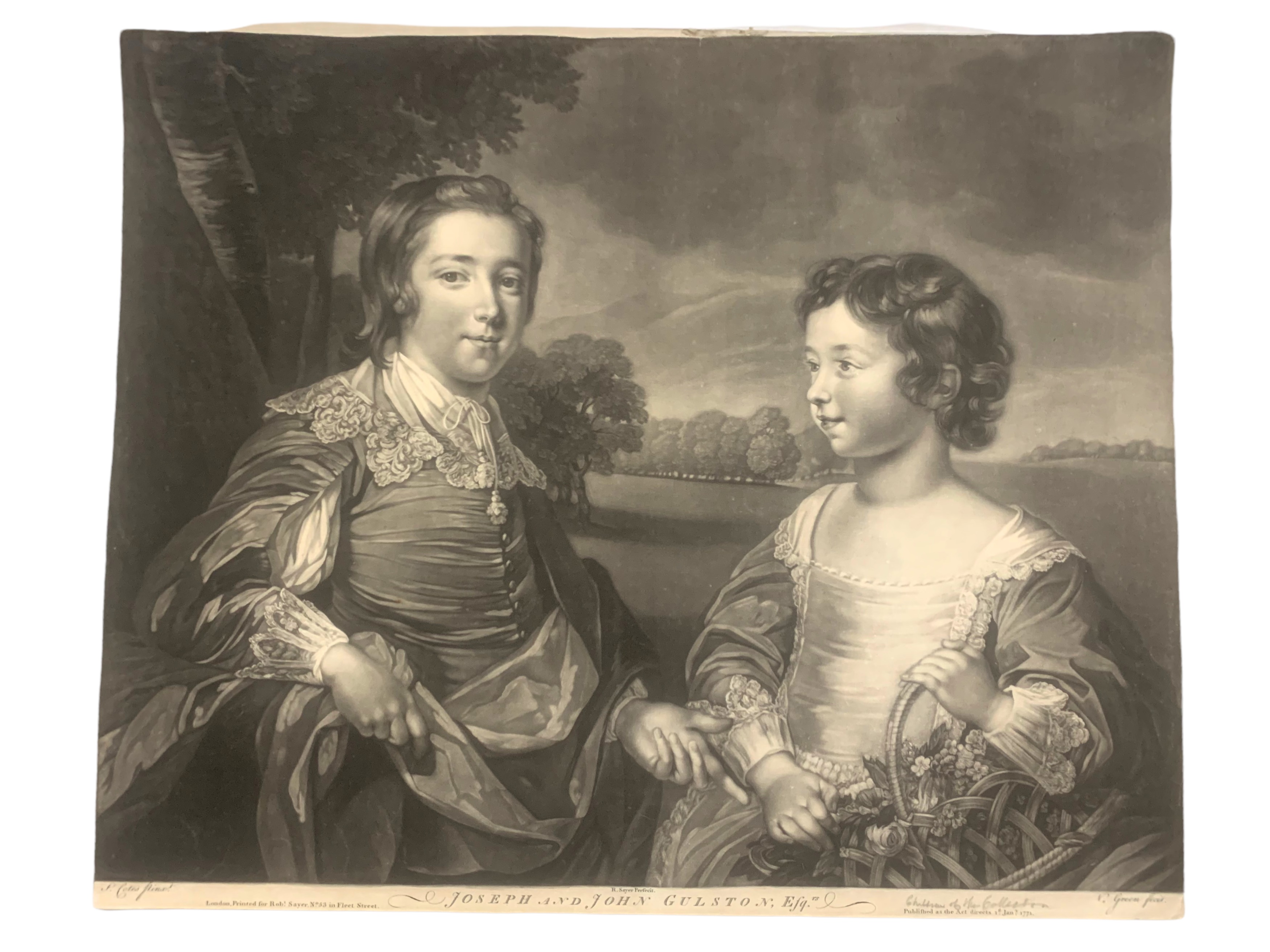 Lot 141 - Mezzotint portraits.-