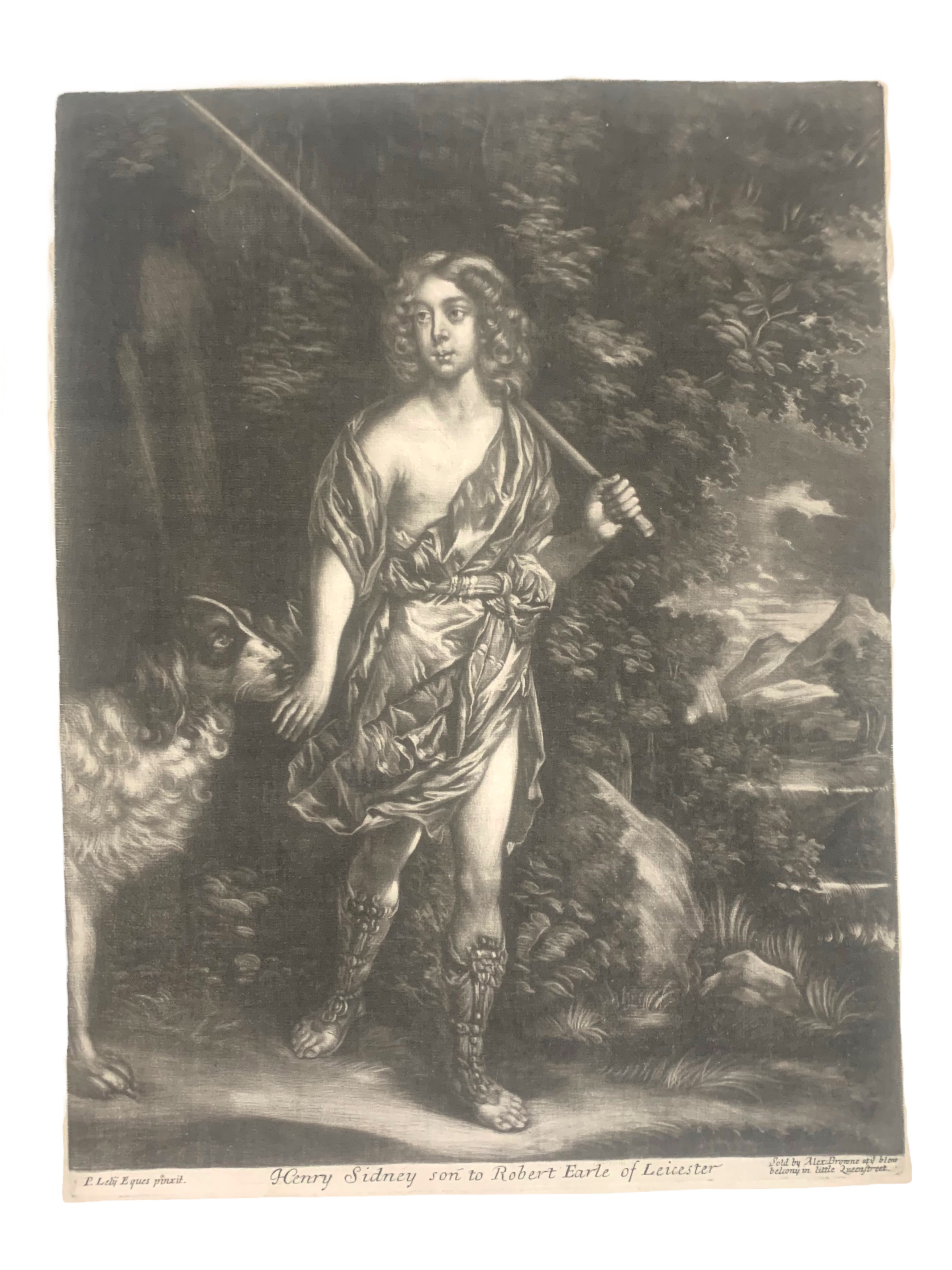 Lot 141 - Mezzotint portraits.-