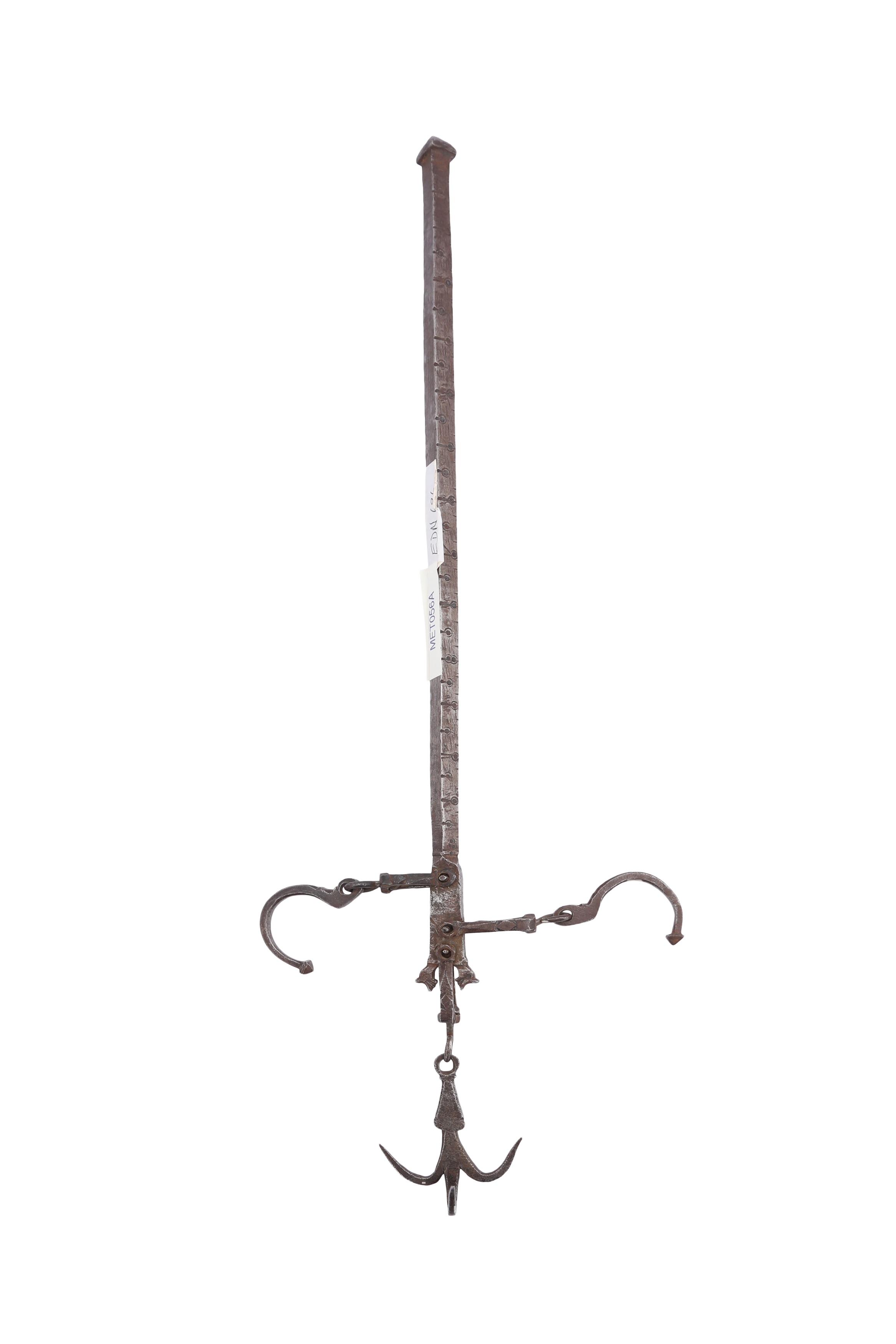 Lot 81 - TWO SECTIONS OF STEEL SCALES