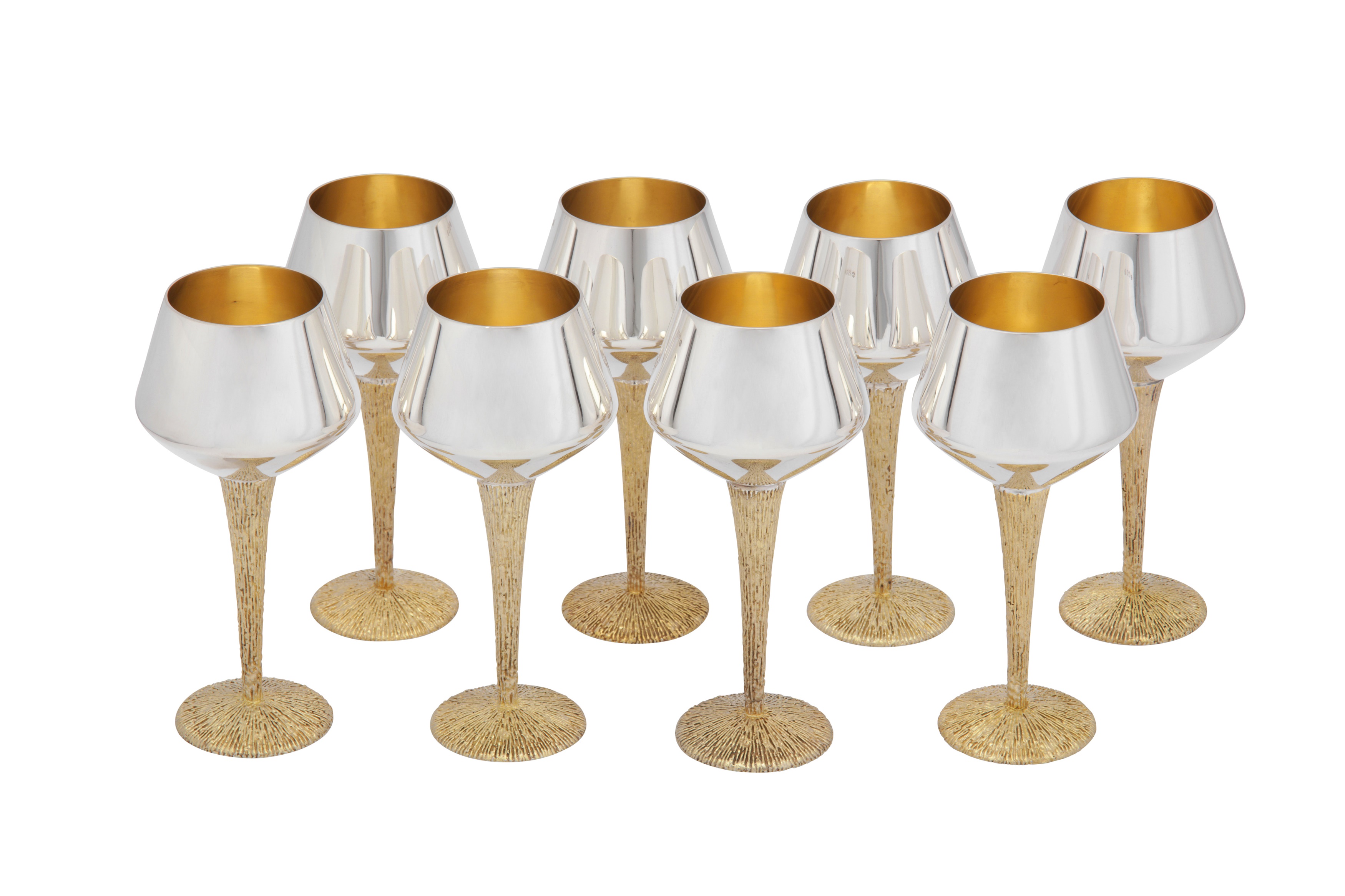Lot 348 - A set of eight Elizabeth II modernist parcel