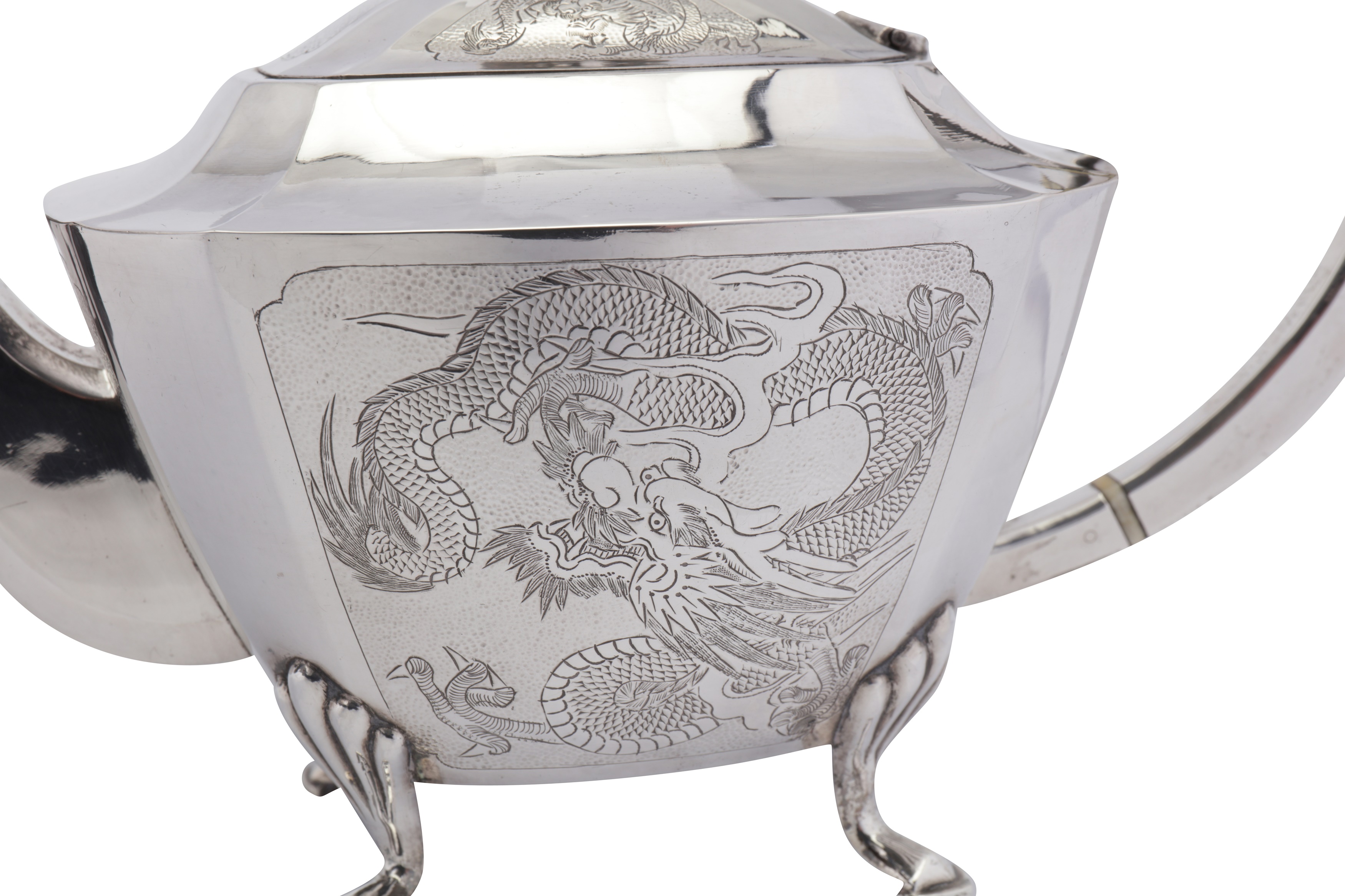 Lot 109 - An early 20th century Chinese Export silver