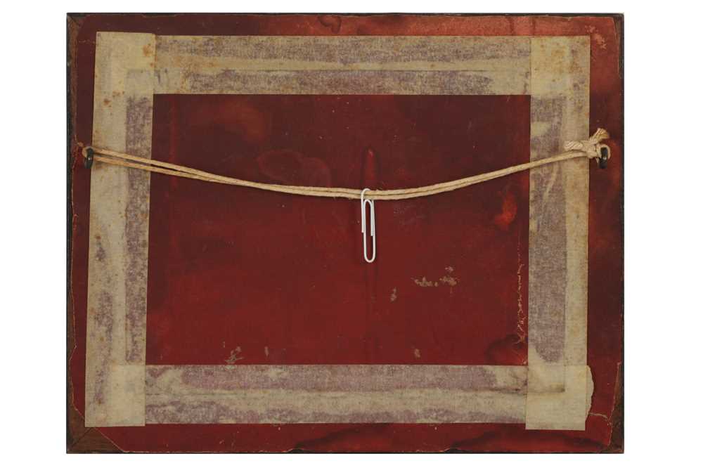 Lot 203 - A TUNBRIDGE WARE PANEL DEPICTING THE