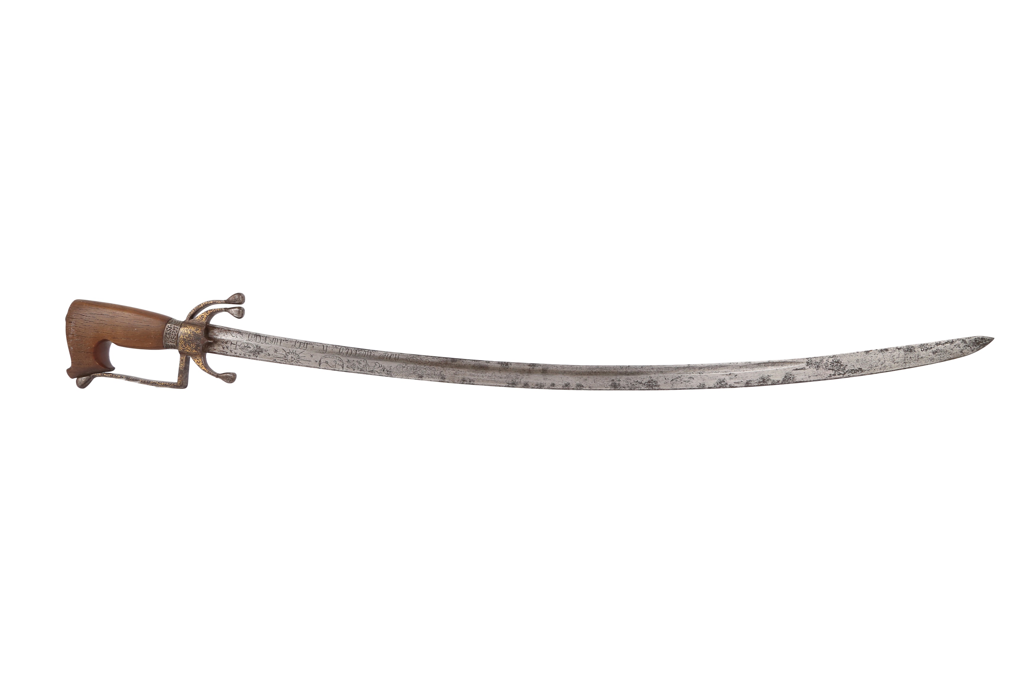 Lot 321 - A 19TH CENTURY NORTH AFRICAN NIMCHA