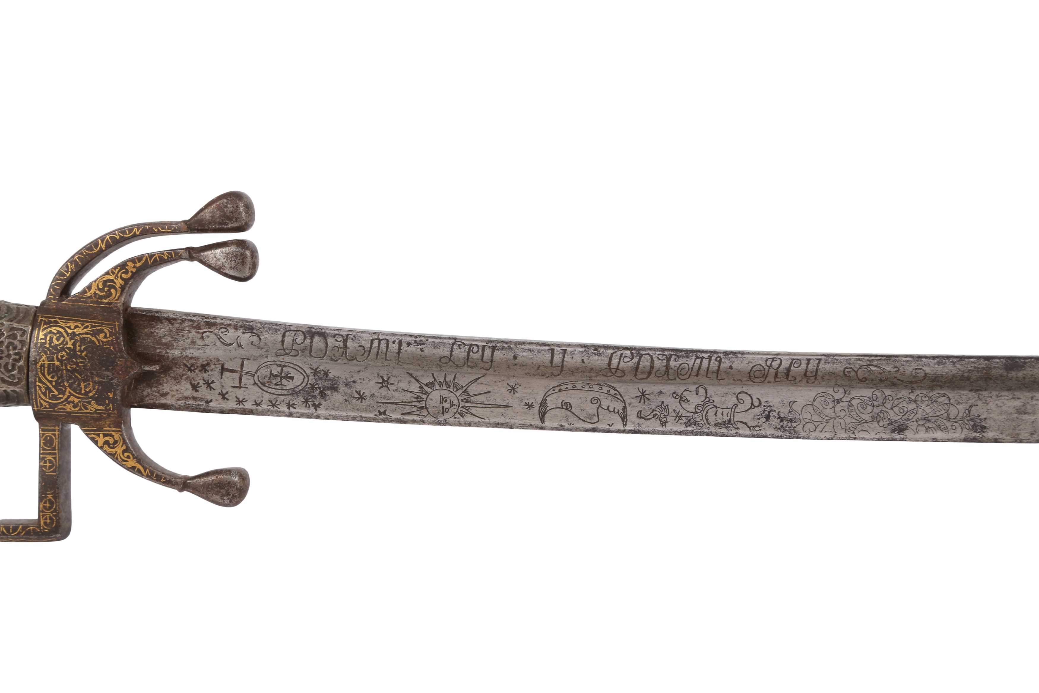 Lot 321 - A 19TH CENTURY NORTH AFRICAN NIMCHA