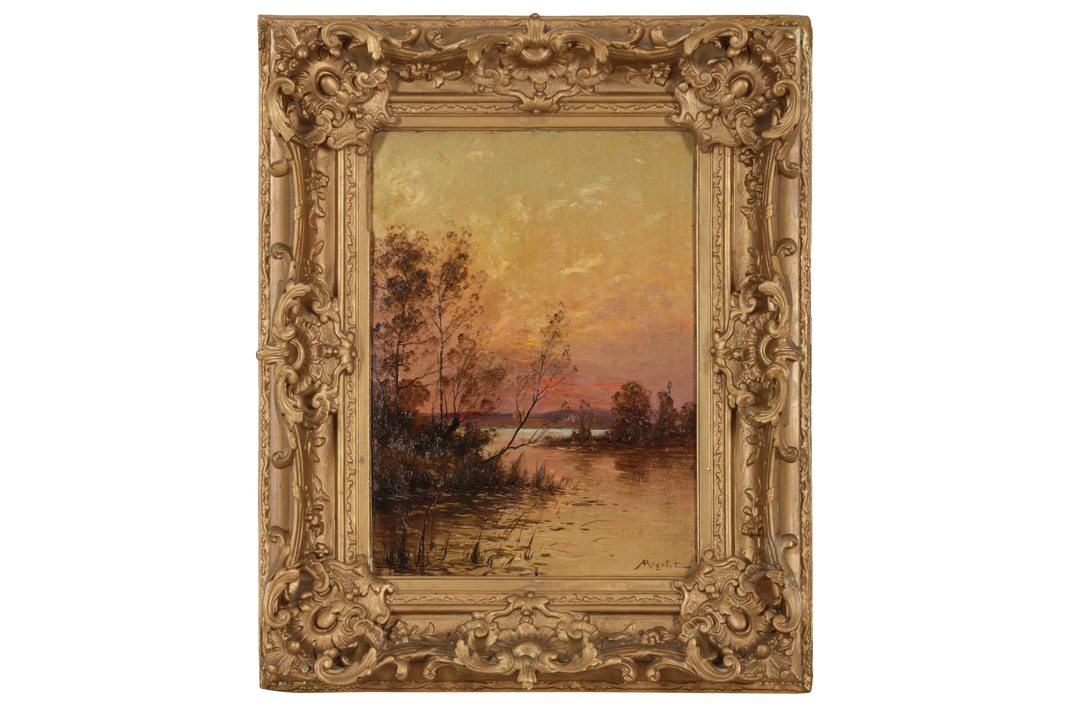 Lot 70 - ALBERT GABRIEL RIGOLOT (FRENCH 1862-1932)