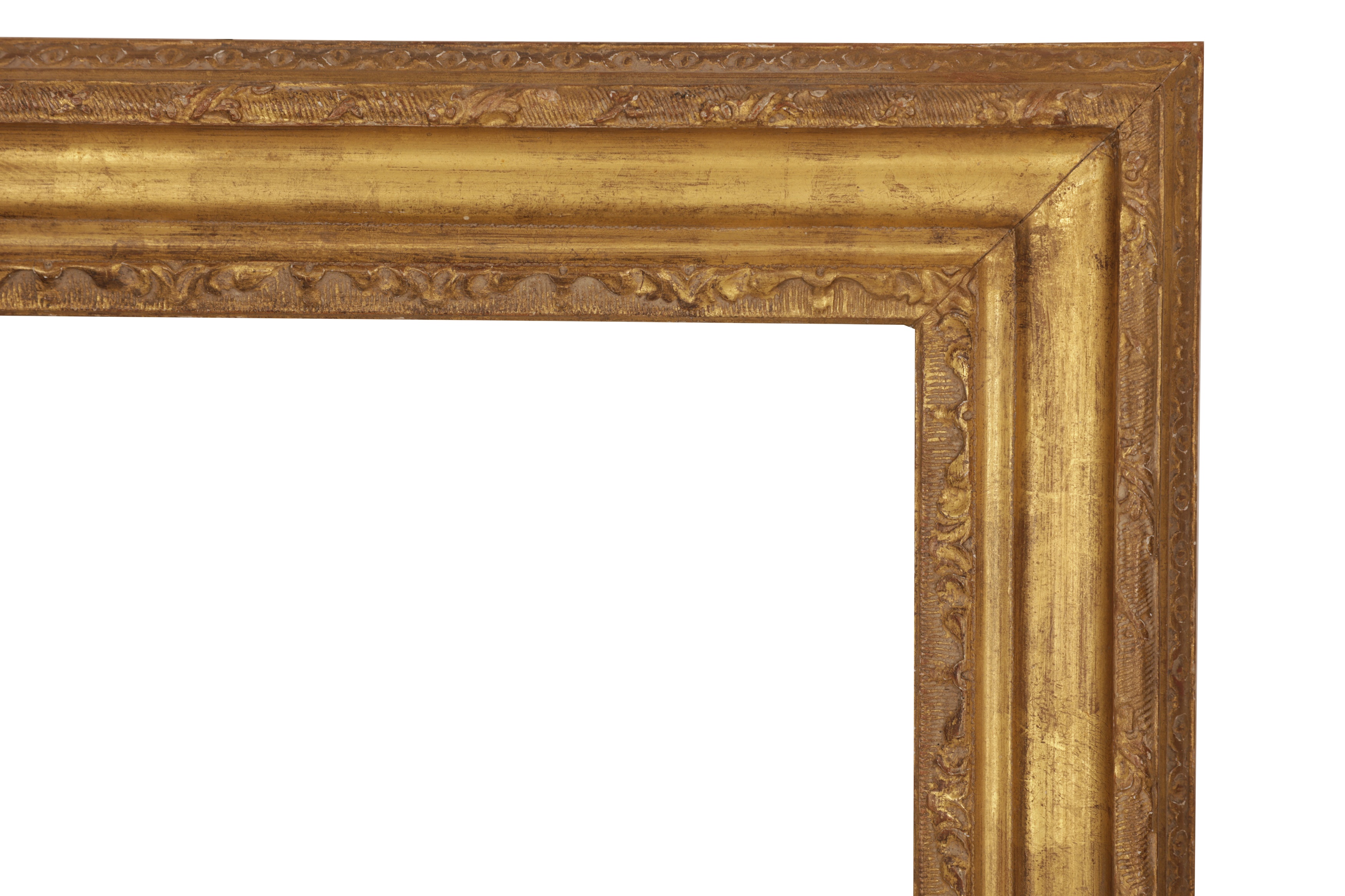 Lot 52 - A FRENCH 19TH CENTURY STYLE CARVED AND GILDED