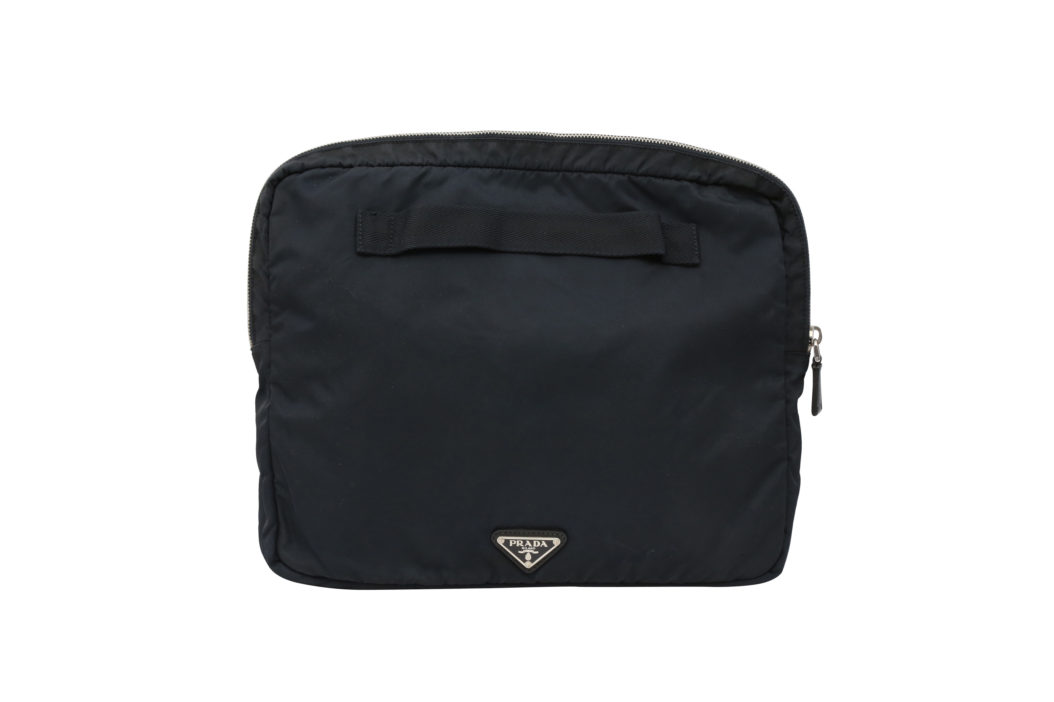Lot 160 - Prada Midnight Blue Nylon Laptop Case