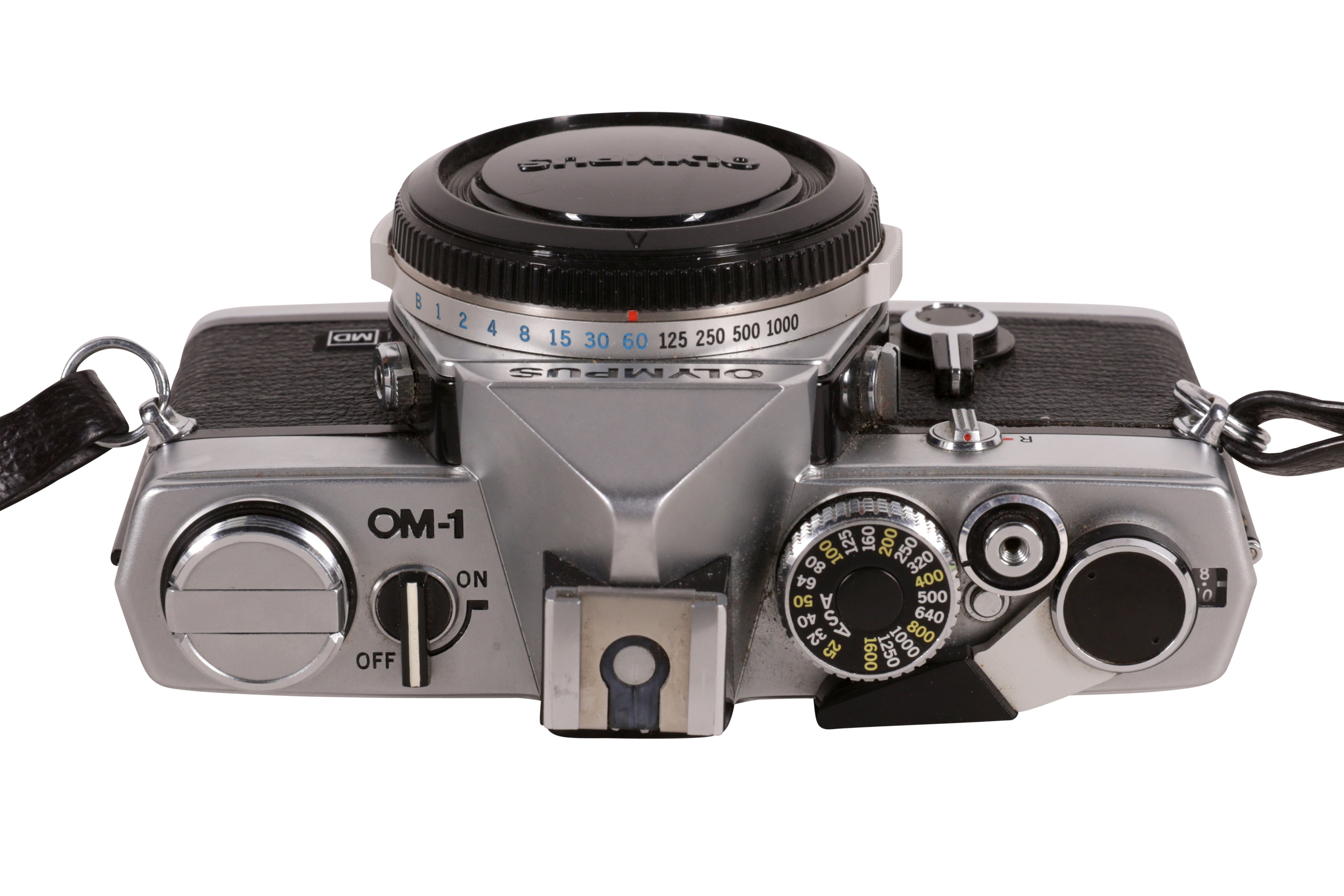 Lot 536 - A Olympus OM1 SLR Camera Outfit
