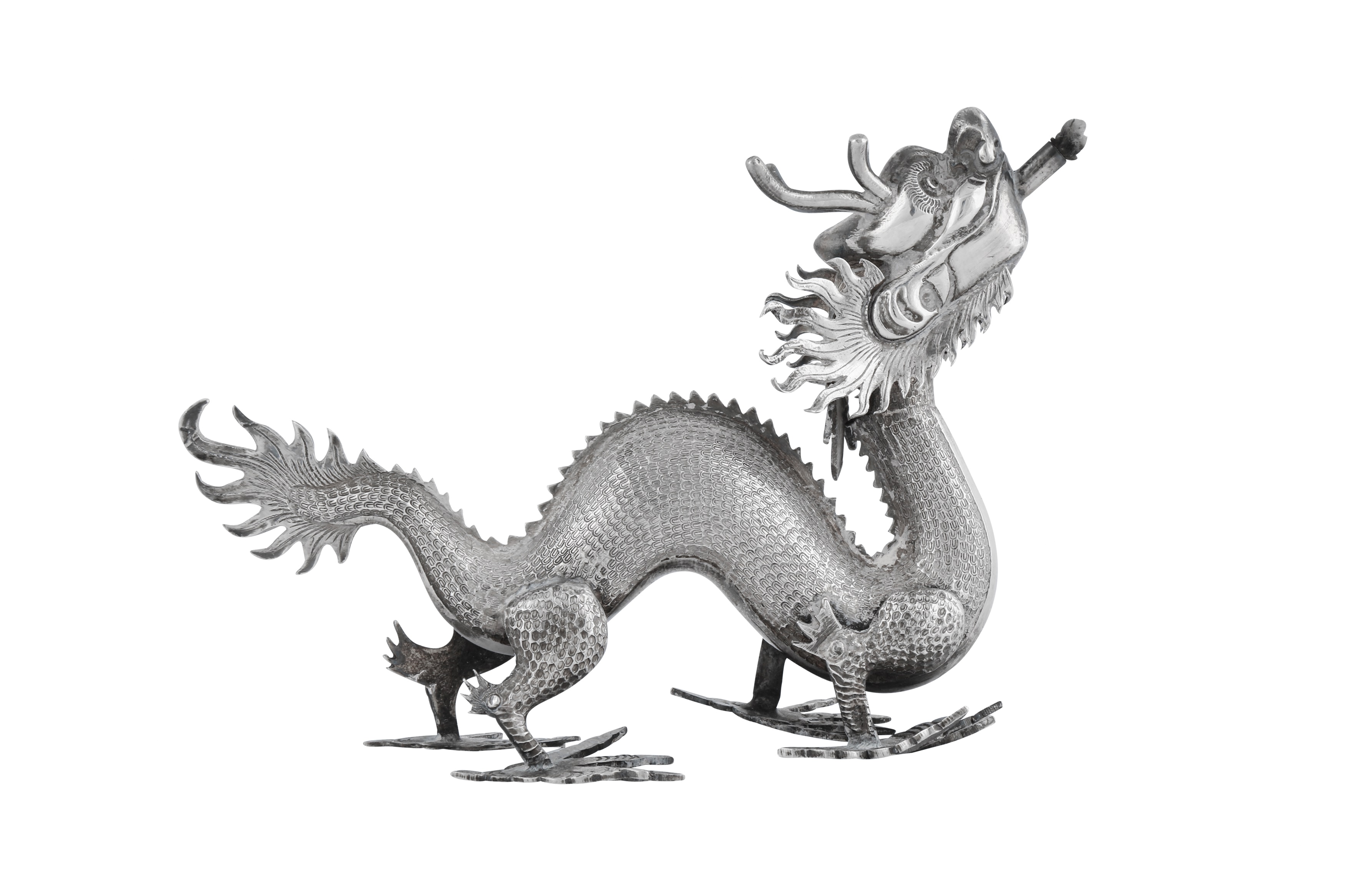 Lot 211 - An early 20th century Chinese Export silver