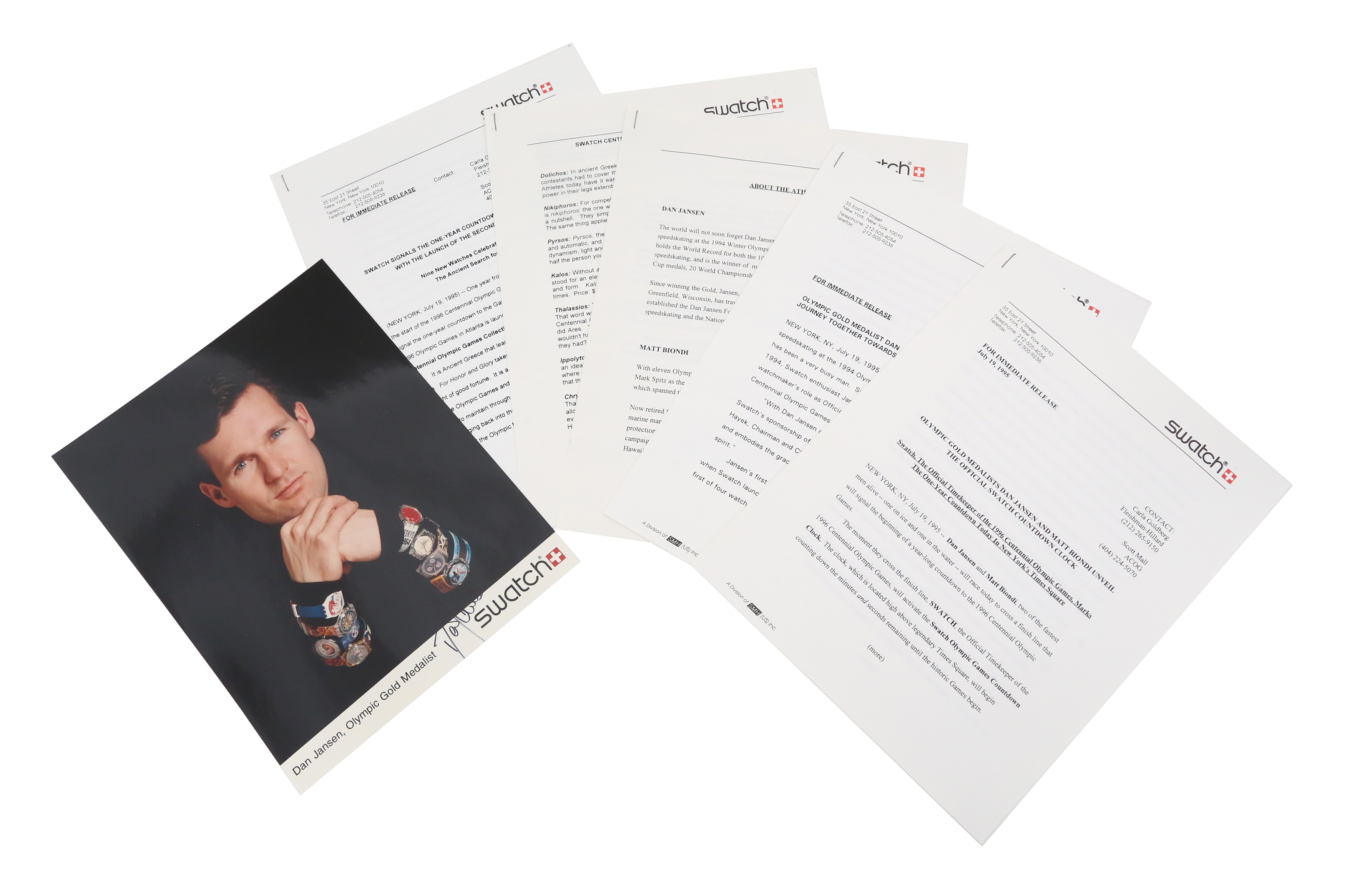 Lot 52 - A LIMITED EDITION AND RARE SWATCH CENTENNIAL