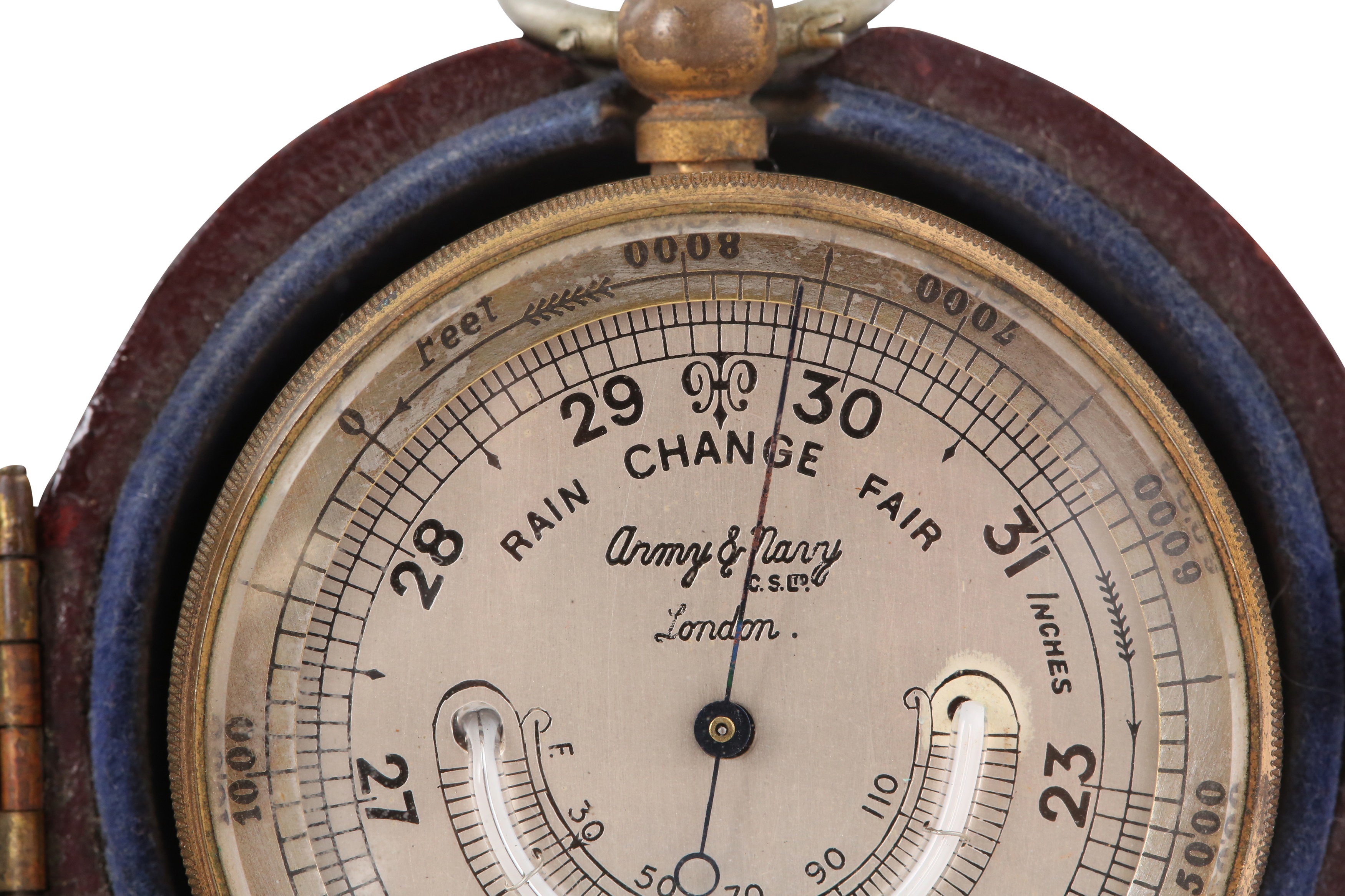 Lot 346 - A BRITISH MILITARY MINIATURE GILDED