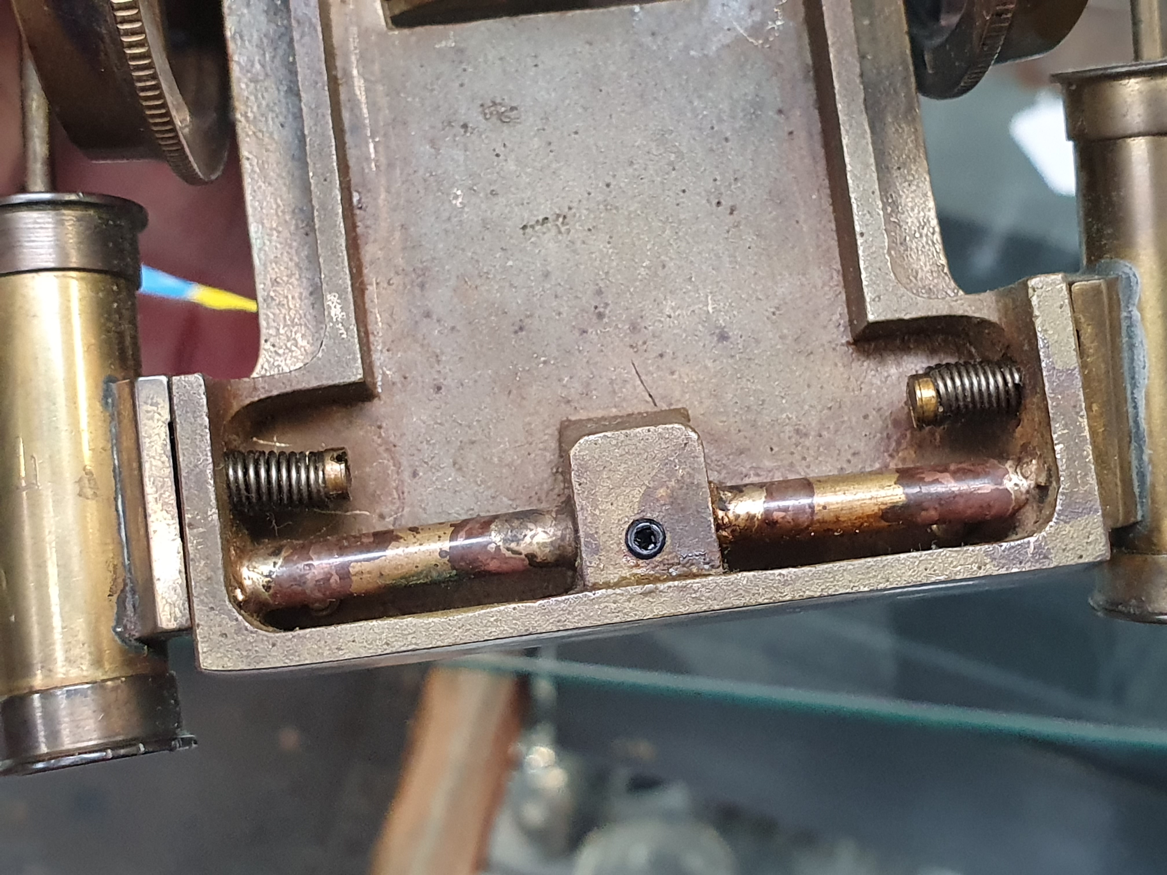 Lot 154 - A BRASS SCRATCH BUILT MODEL OF A BIRMINGHAM