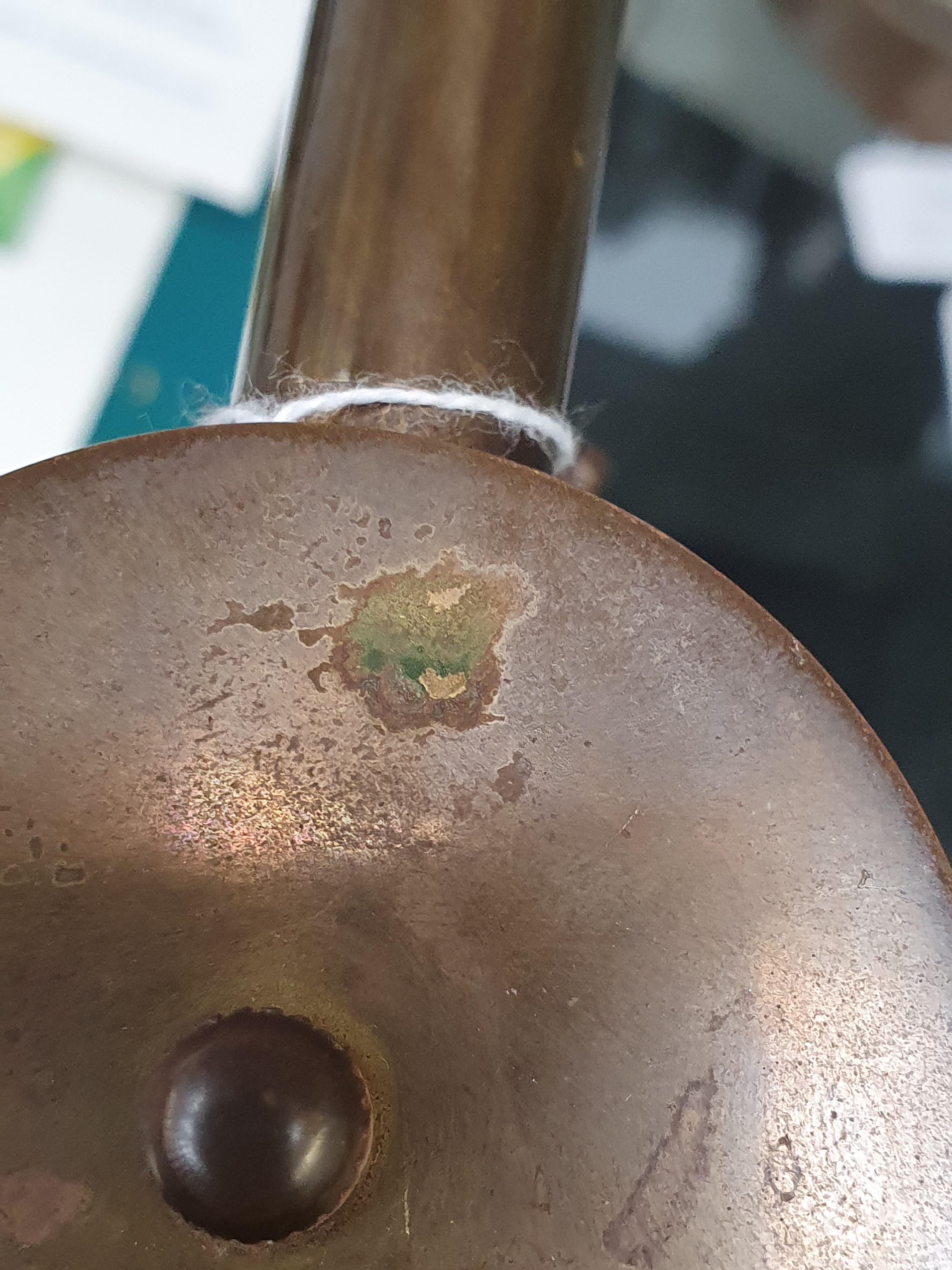 Lot 154 - A BRASS SCRATCH BUILT MODEL OF A BIRMINGHAM