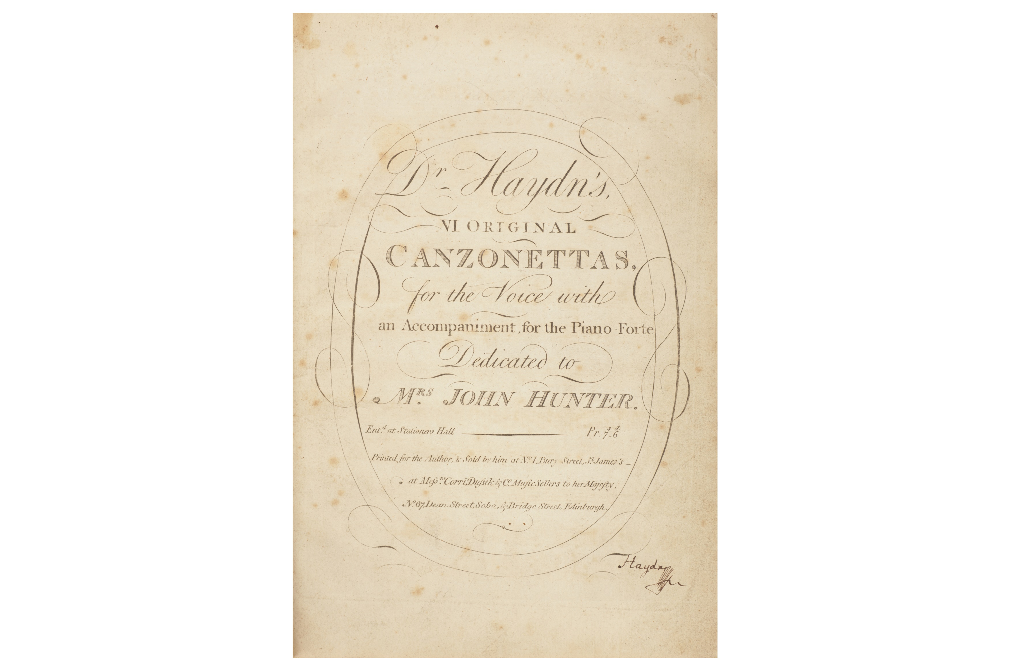 Lot 180 - Haydn (Franz Joseph)