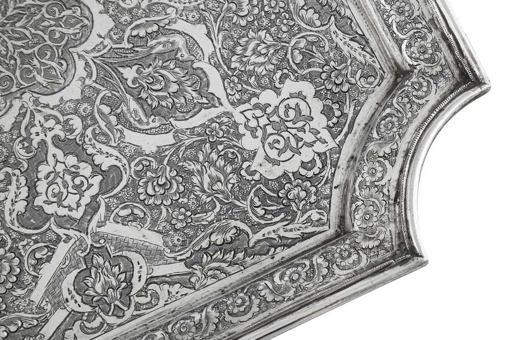 Lot 276 - A mid -20th century Persian (Iranian) silver