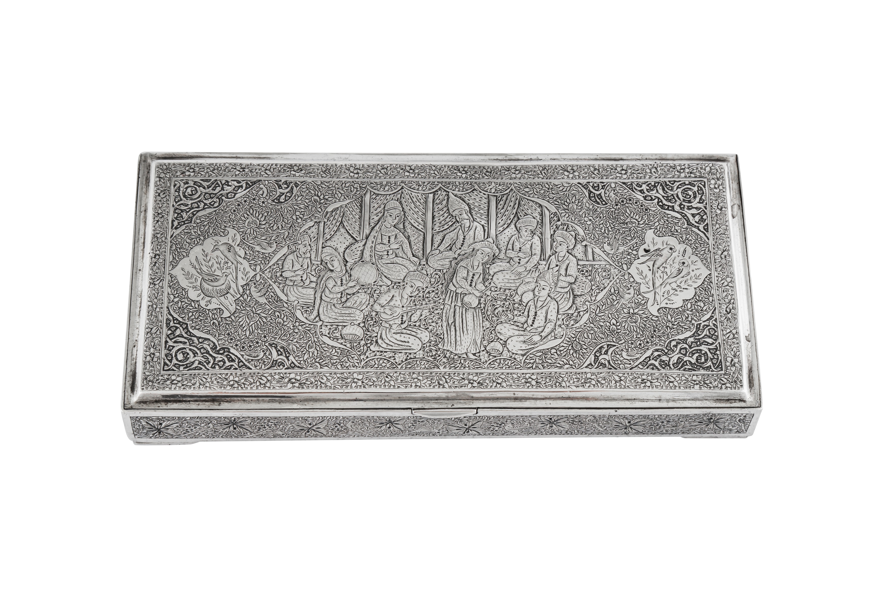 Lot 279 - A mid-20th century Persian (Iranian) silver