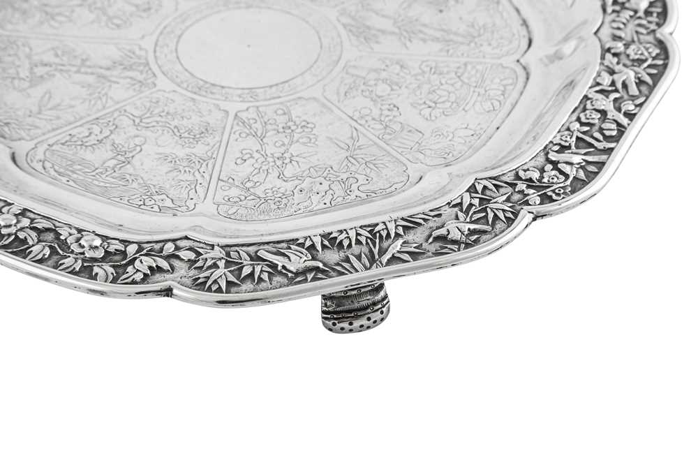 Lot 231 - A mid-19th century Chinese Export silver