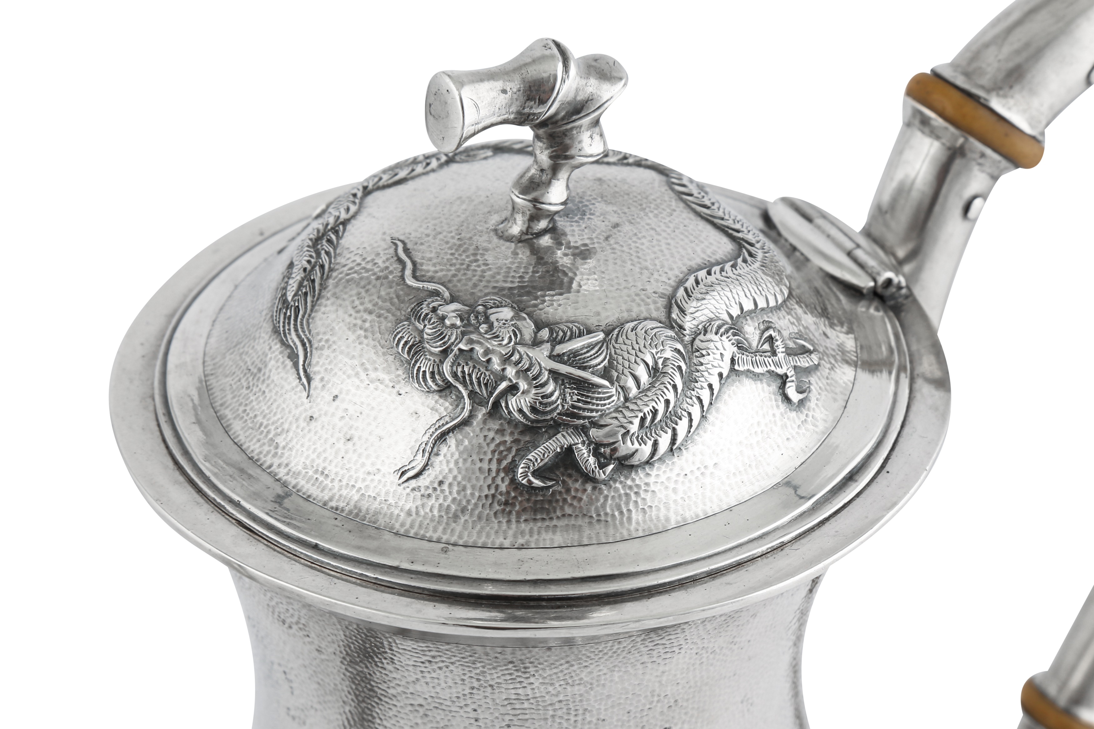 Lot 225 - An early 20th century Chinese Export silver