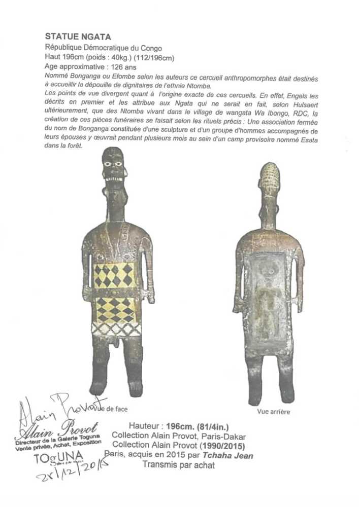 Lot 319 - A 19TH CENTURY NGATA ANTHROPOMORPHIC