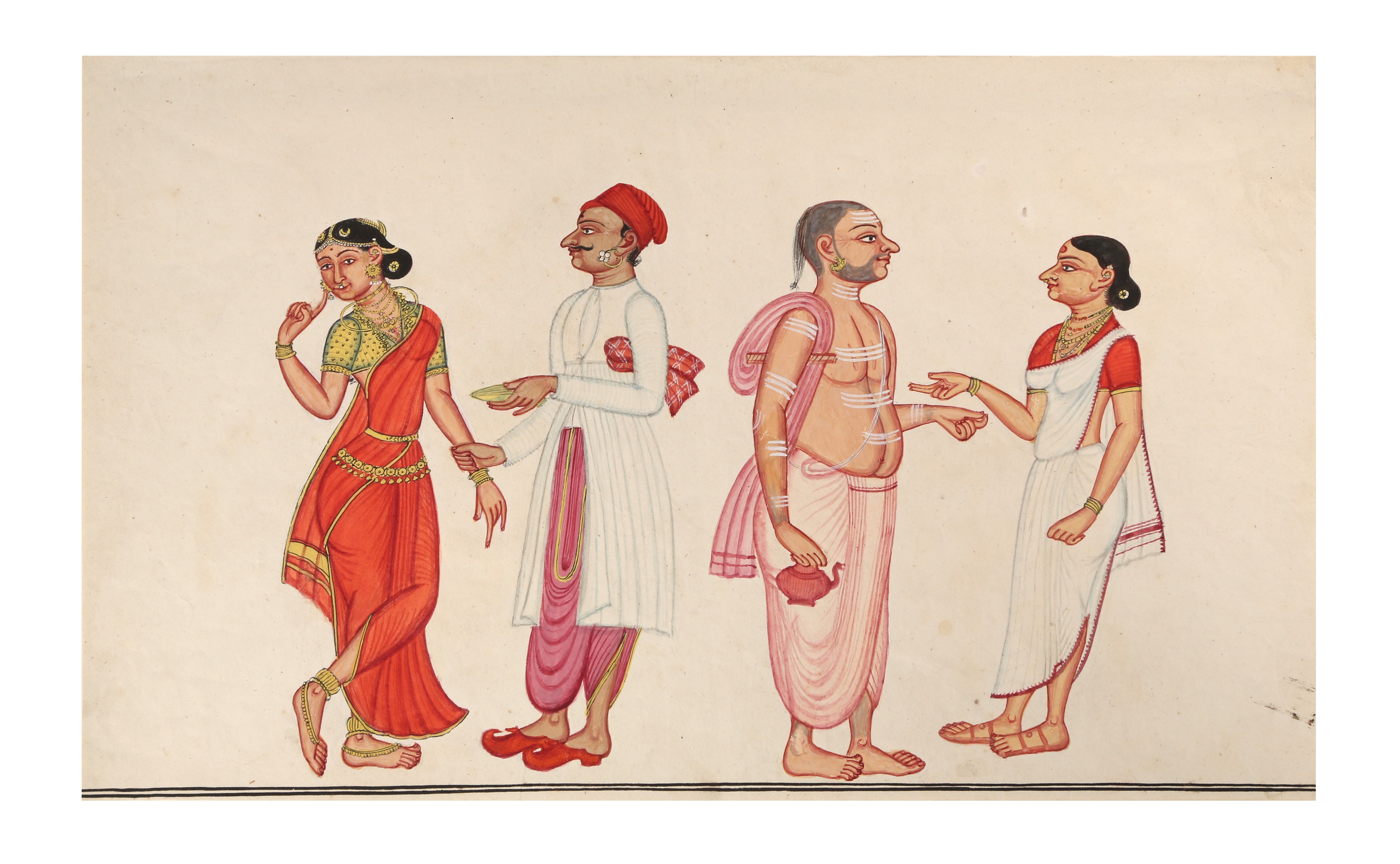Lot 522 - FOUR ILLUSTRATIONS WITH SOUTH INDIAN