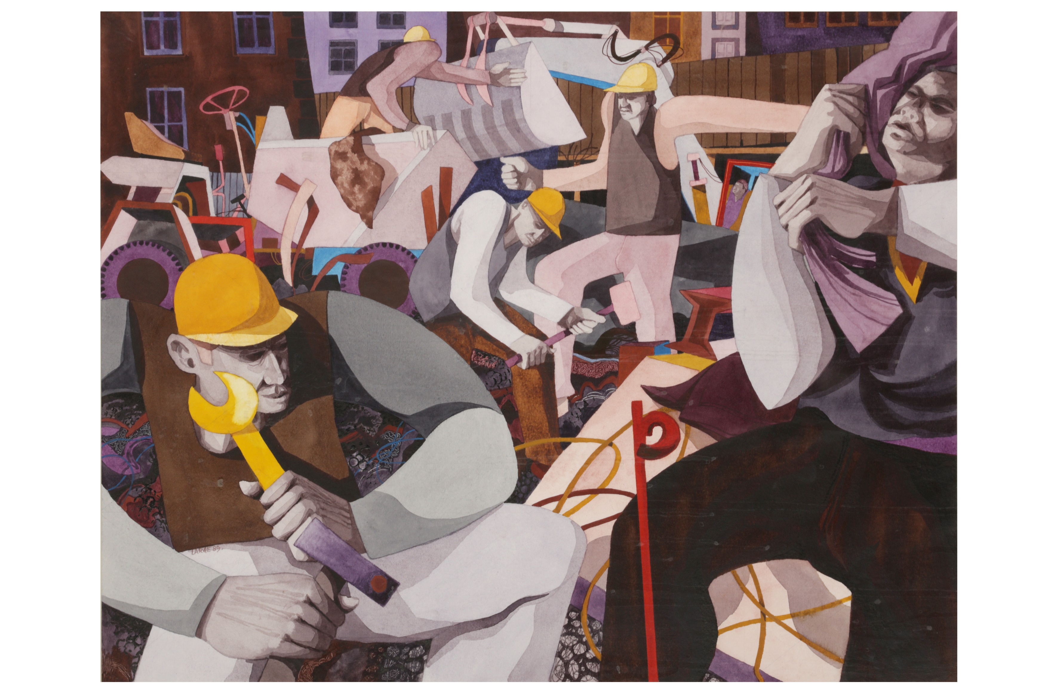 Lot 220 - GEORGE LARGE (BRITISH B.1936)