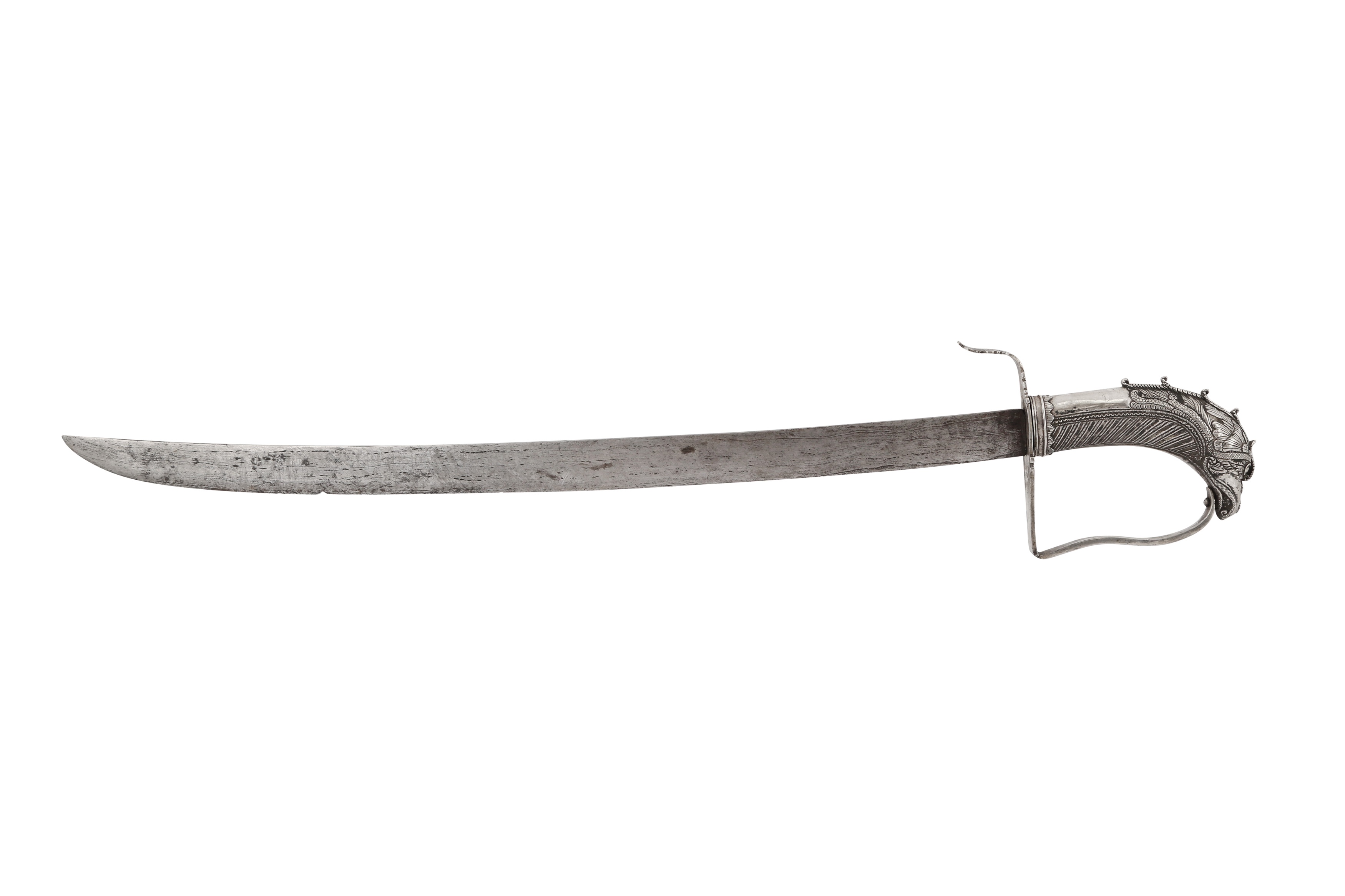 Lot 833 - A DUTCH COLONIAL PEDANG BENGKOK SWORD WITH A