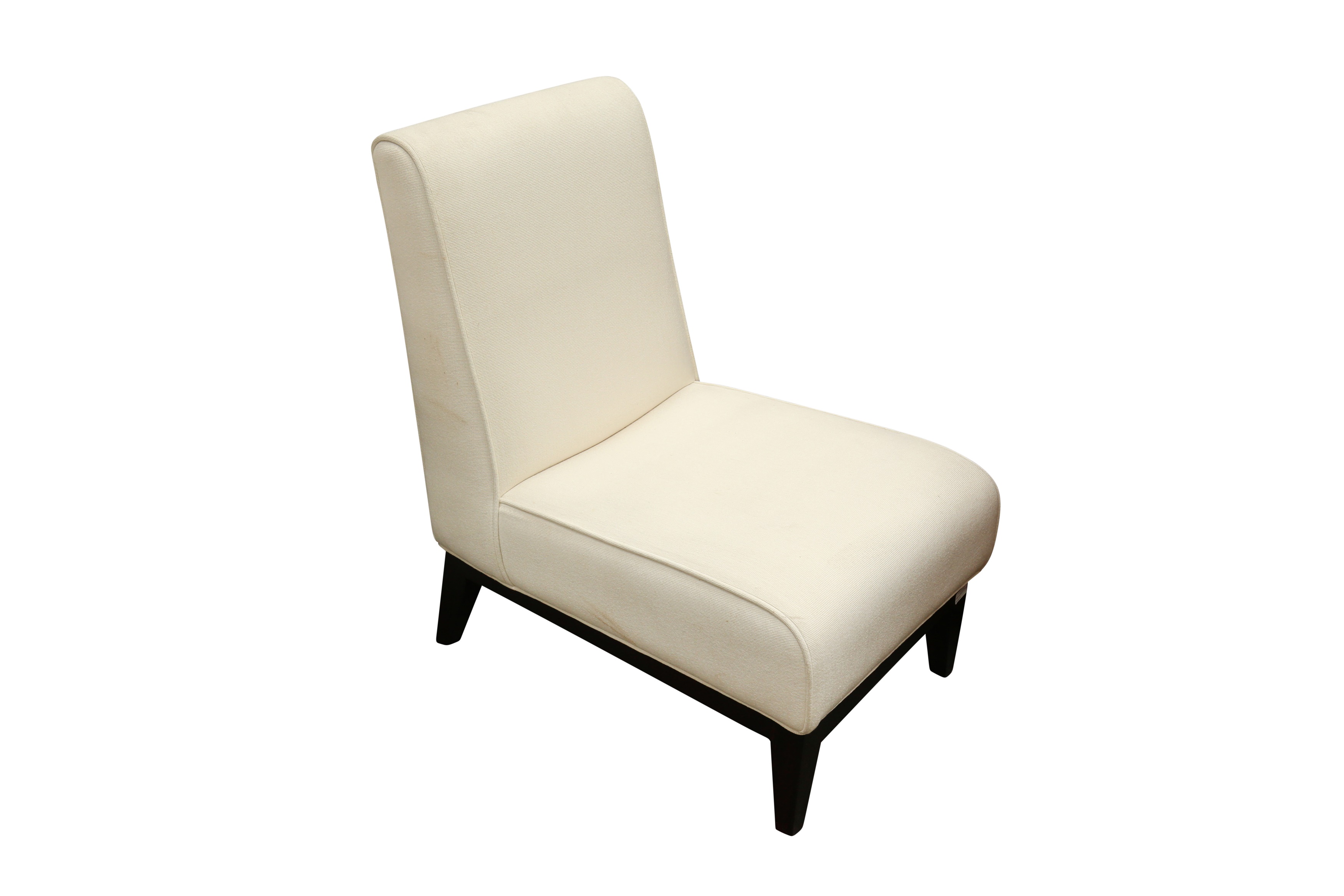Lot 263 - A CONTEMPORARY LOW LOUNGE CHAIR