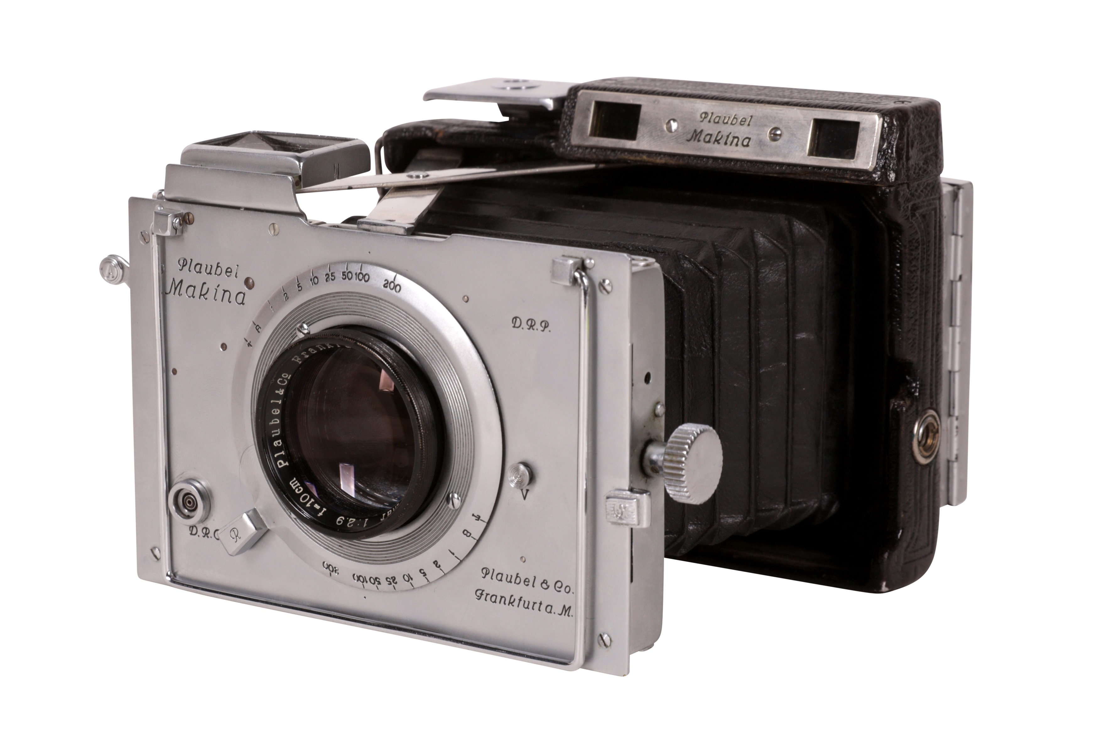 Lot 326 - A Plaubel Makina II Strut Folding