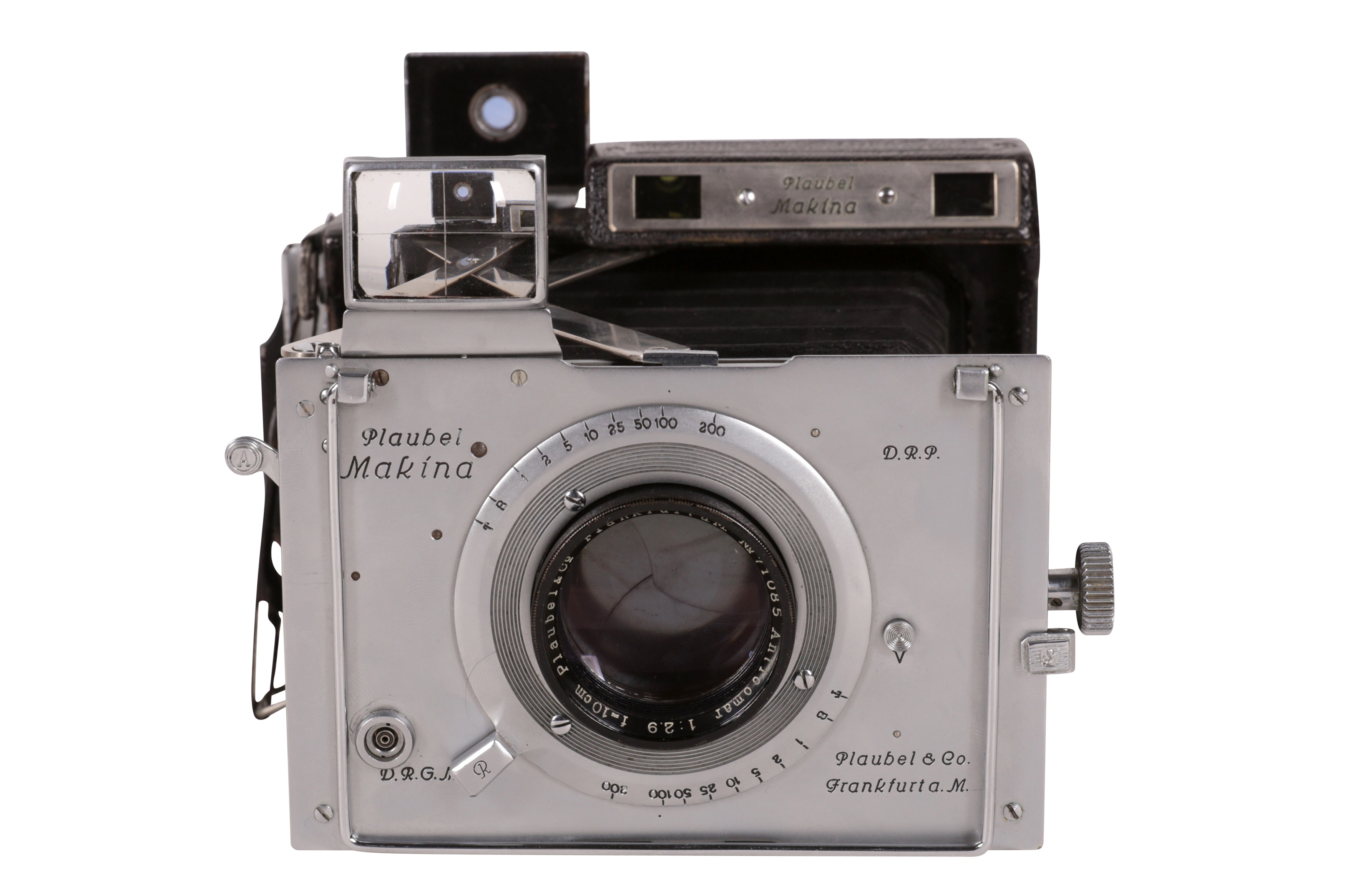 Lot 326 - A Plaubel Makina II Strut Folding