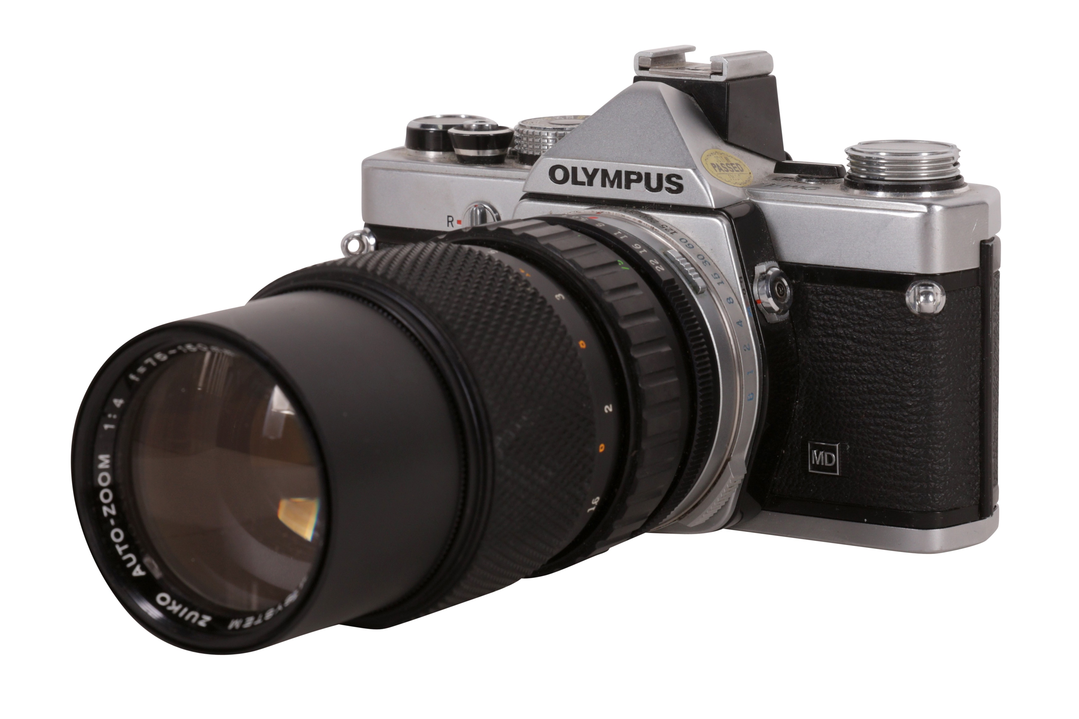 Lot 511 - A Olympus OM1n SLR Camera Outfit