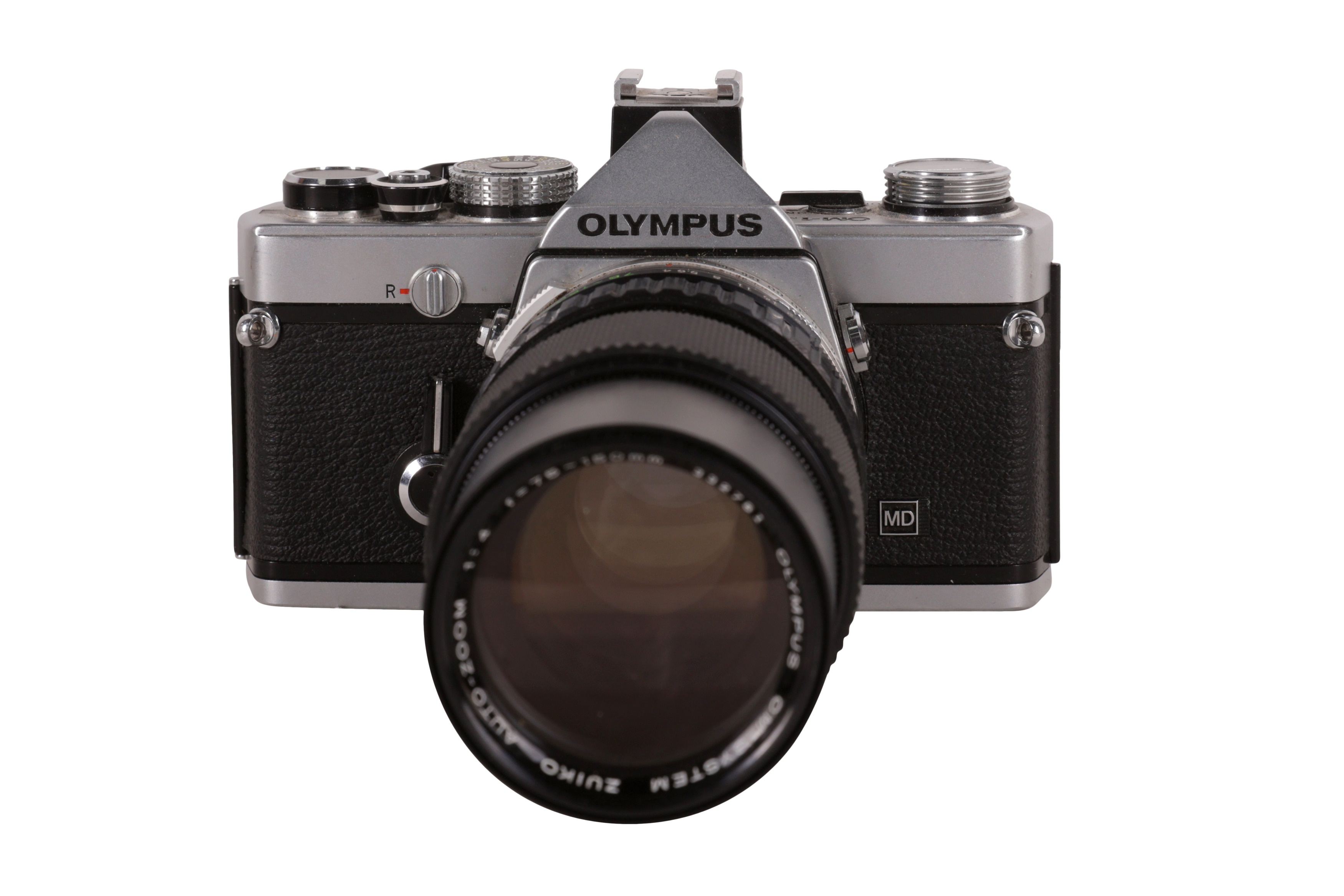 Lot 511 - A Olympus OM1n SLR Camera Outfit