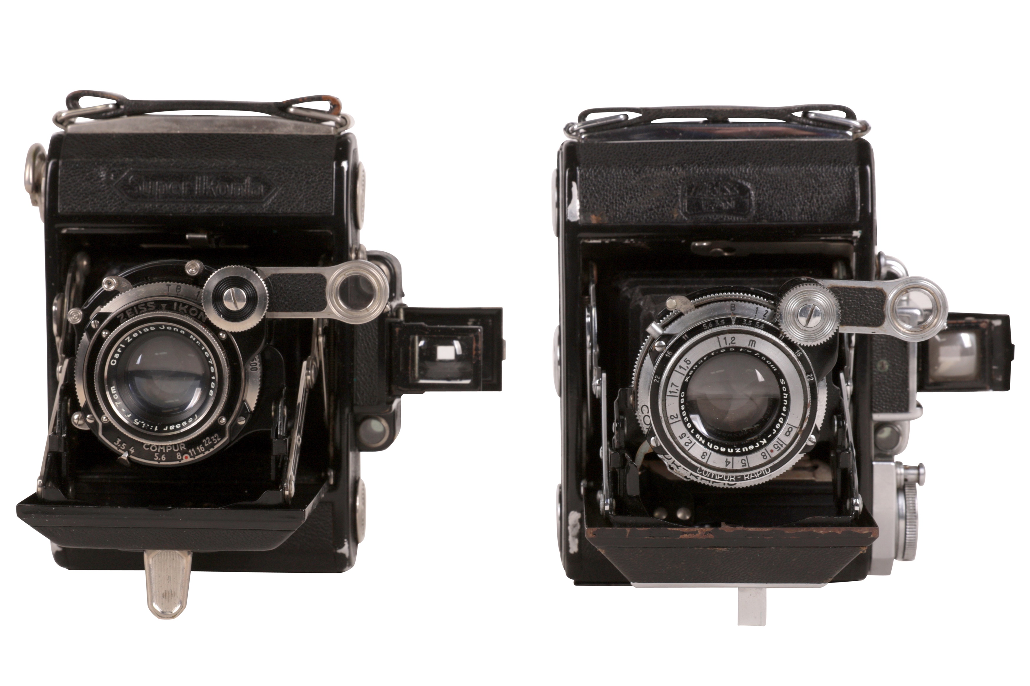 Lot 510 - A Pair of Zeiss Ikon Super Ikonta Folding
