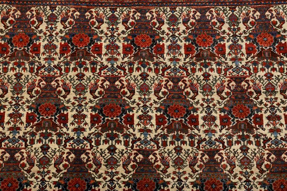 Lot 79 - A FINE ABADEH RUG WITH SALEH-SULTAN DESIGN,